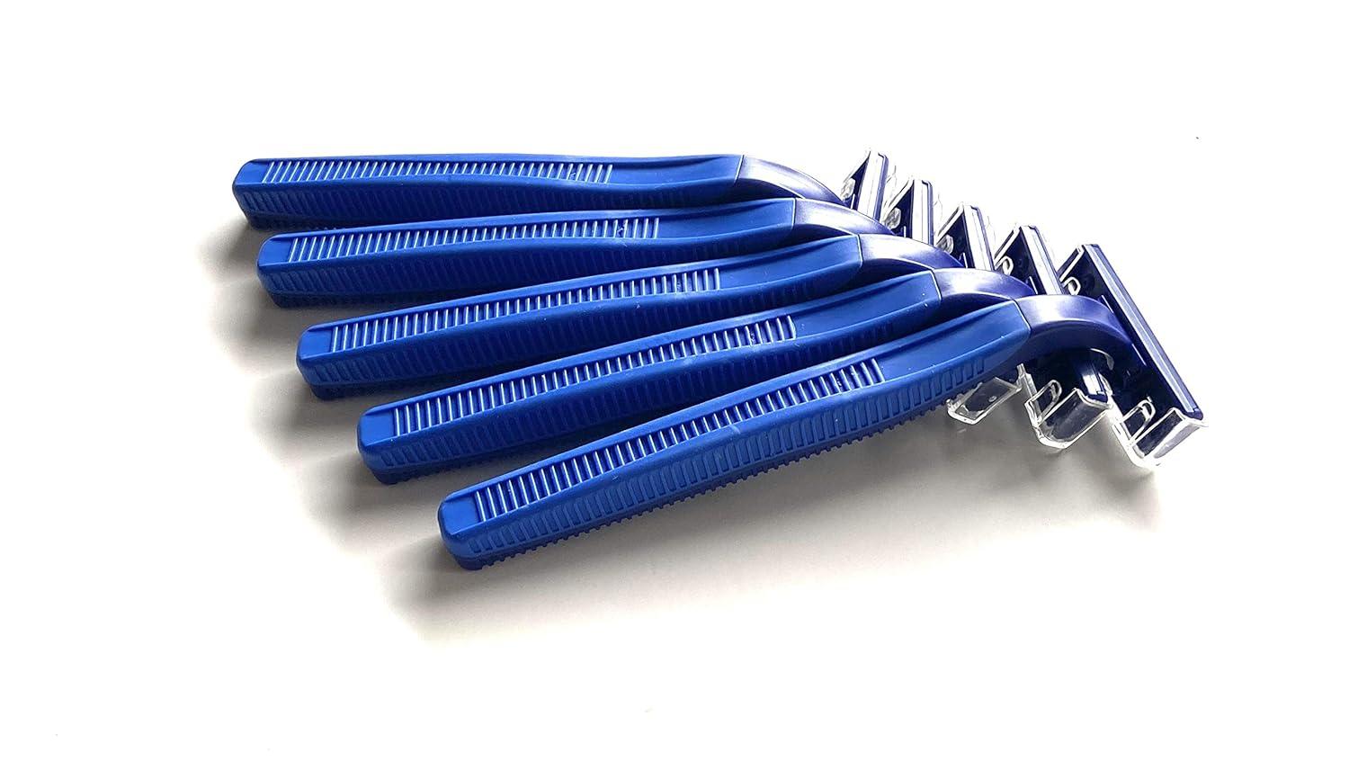 Premium Disposable Razor Blades - 200 Pack Stainless Steel Twin Blade ...