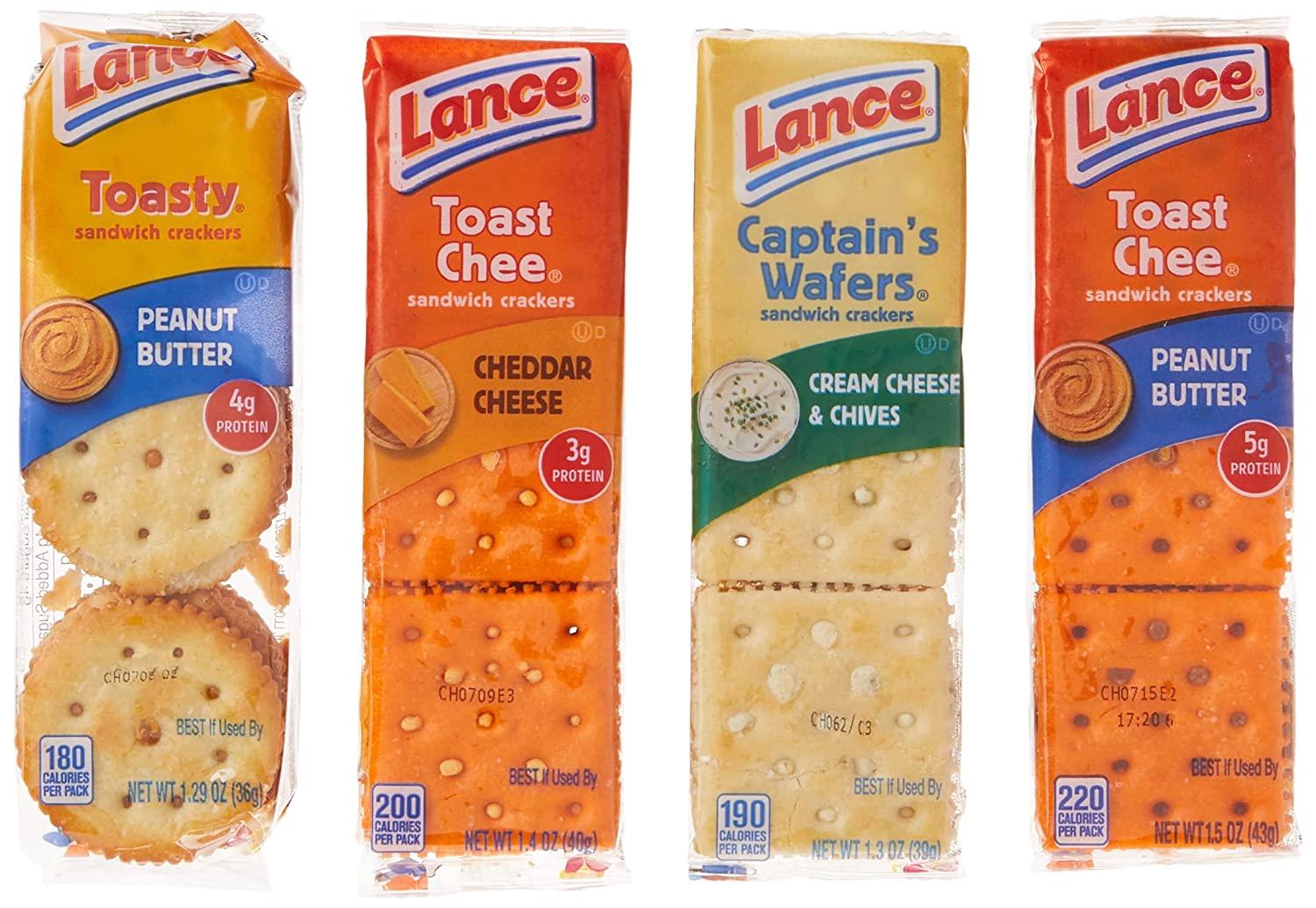 Lance Variety Pack 40 Count - 56.8 oz | Assorted Crackers & Cookies ...