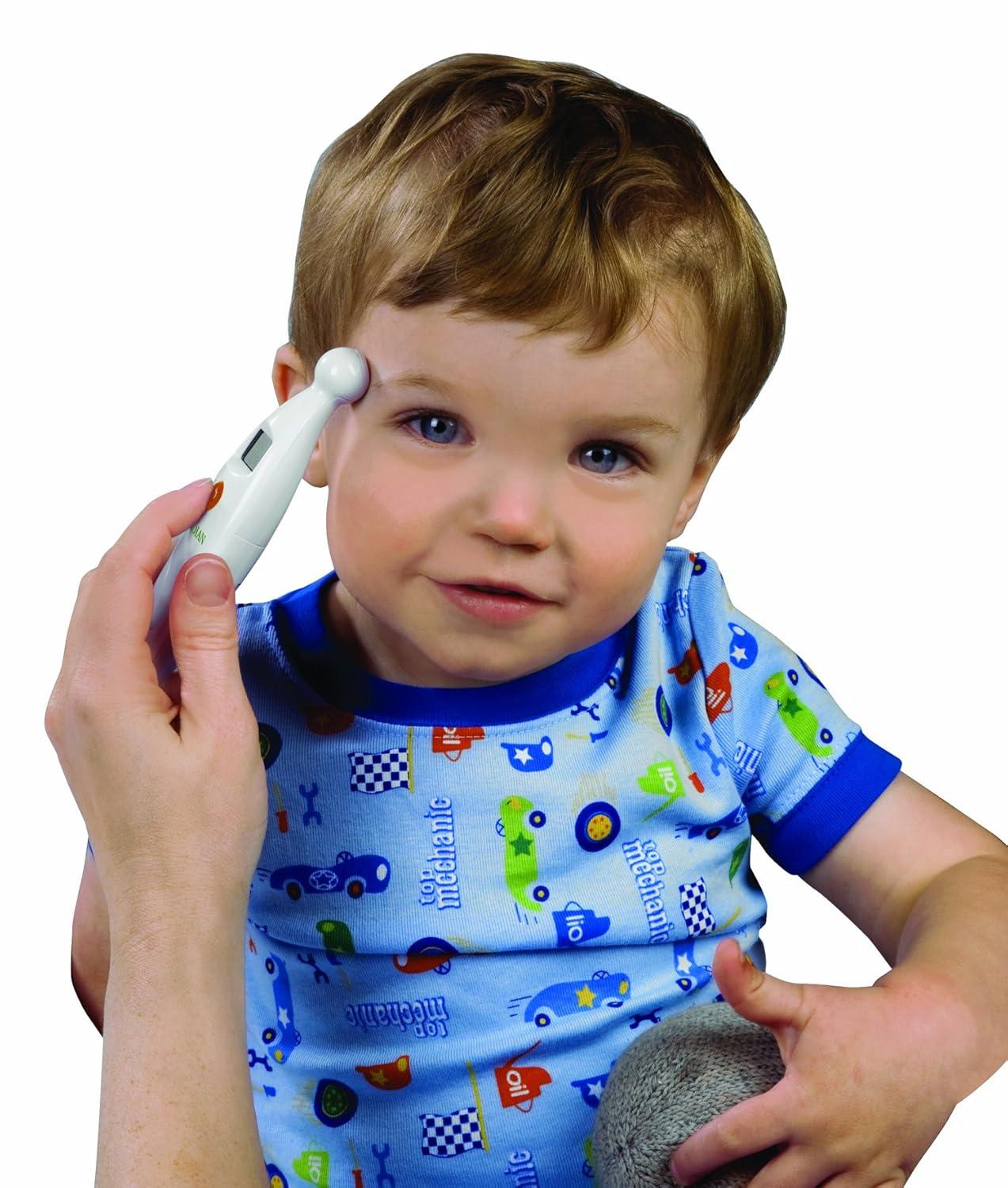 Temple Thermometer - Fast 6-Second Infrared Readout Fever Alert Backlit ...