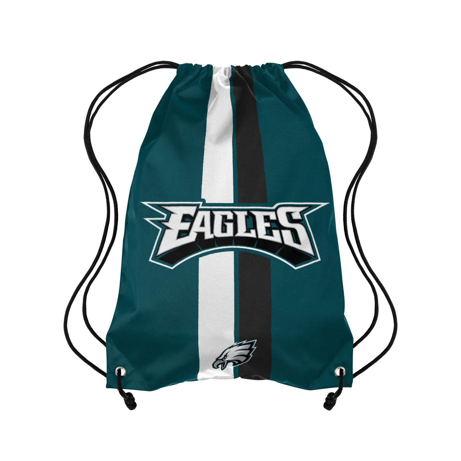 Philadelphia Eagles NFL Team Stripe Drawstring Backpack by FOCO | Buy ...
