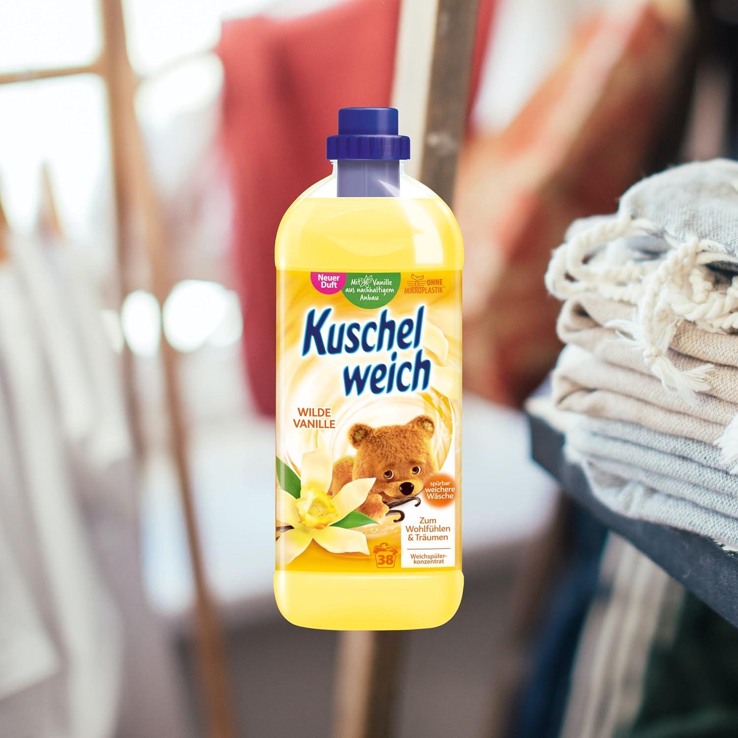 Cuddly Soft Fabric Softener Wild Vanilla - Dermatologically Tested ...