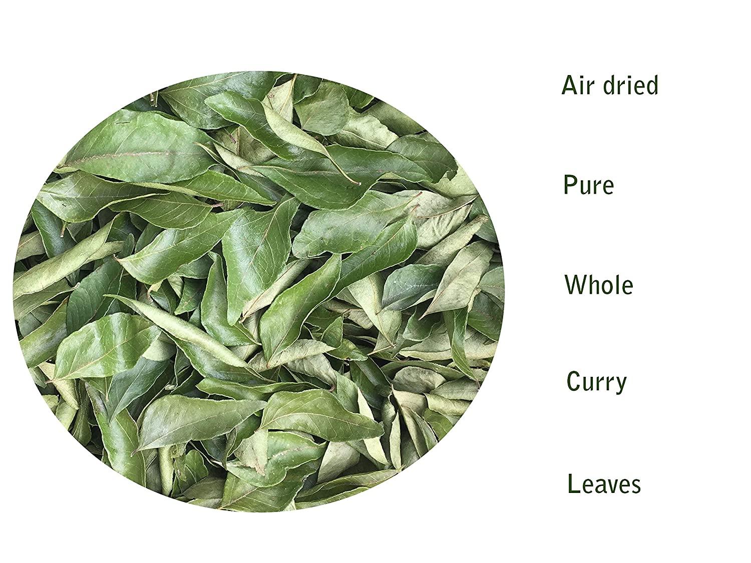 Ceylon Flavors Organic Curry Leaves - Gluten Free Natural Air Dried ...