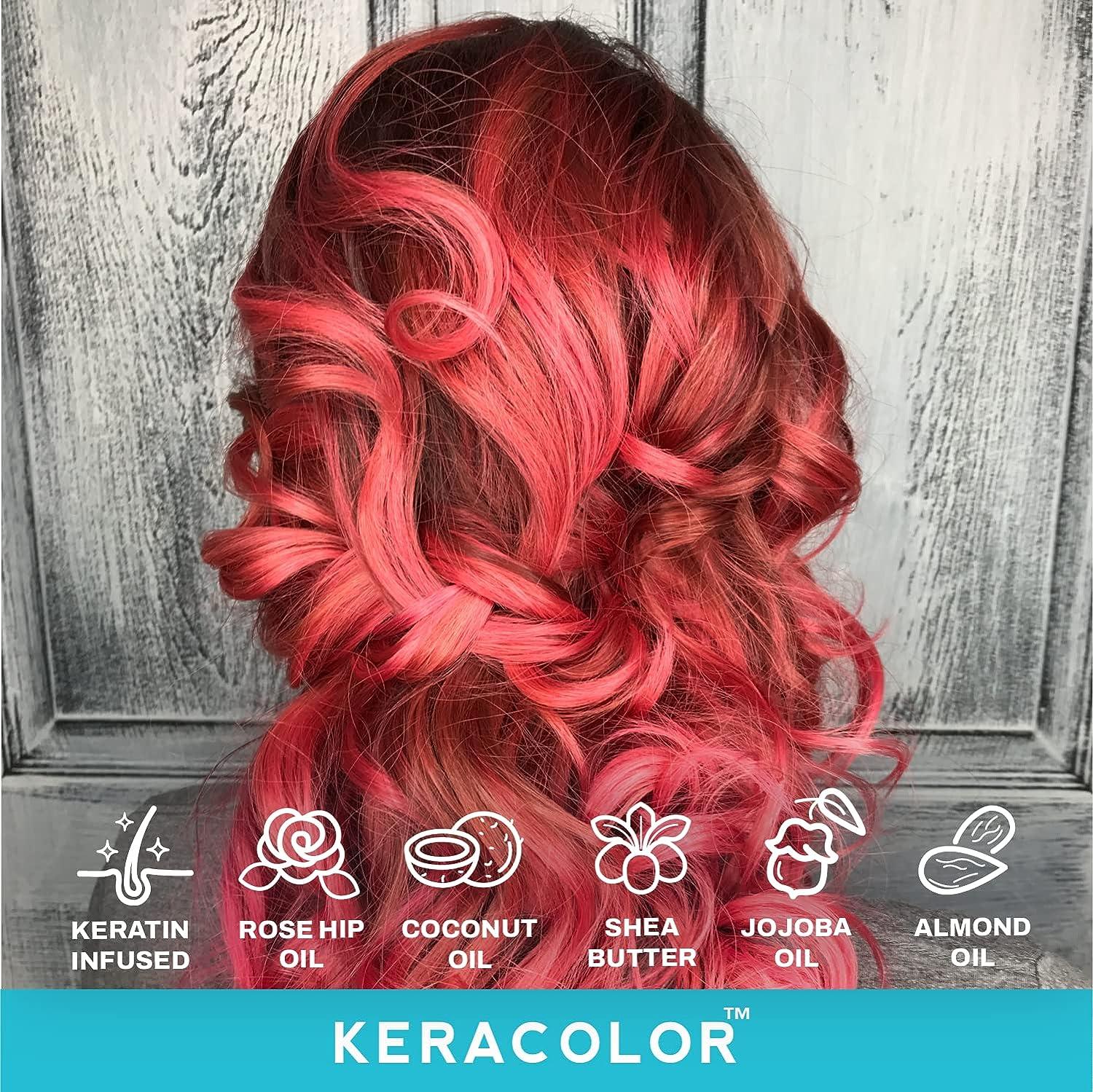 Keracolor Clenditioner Hair Dye - Hot Pink Semi-Permanent Color ...