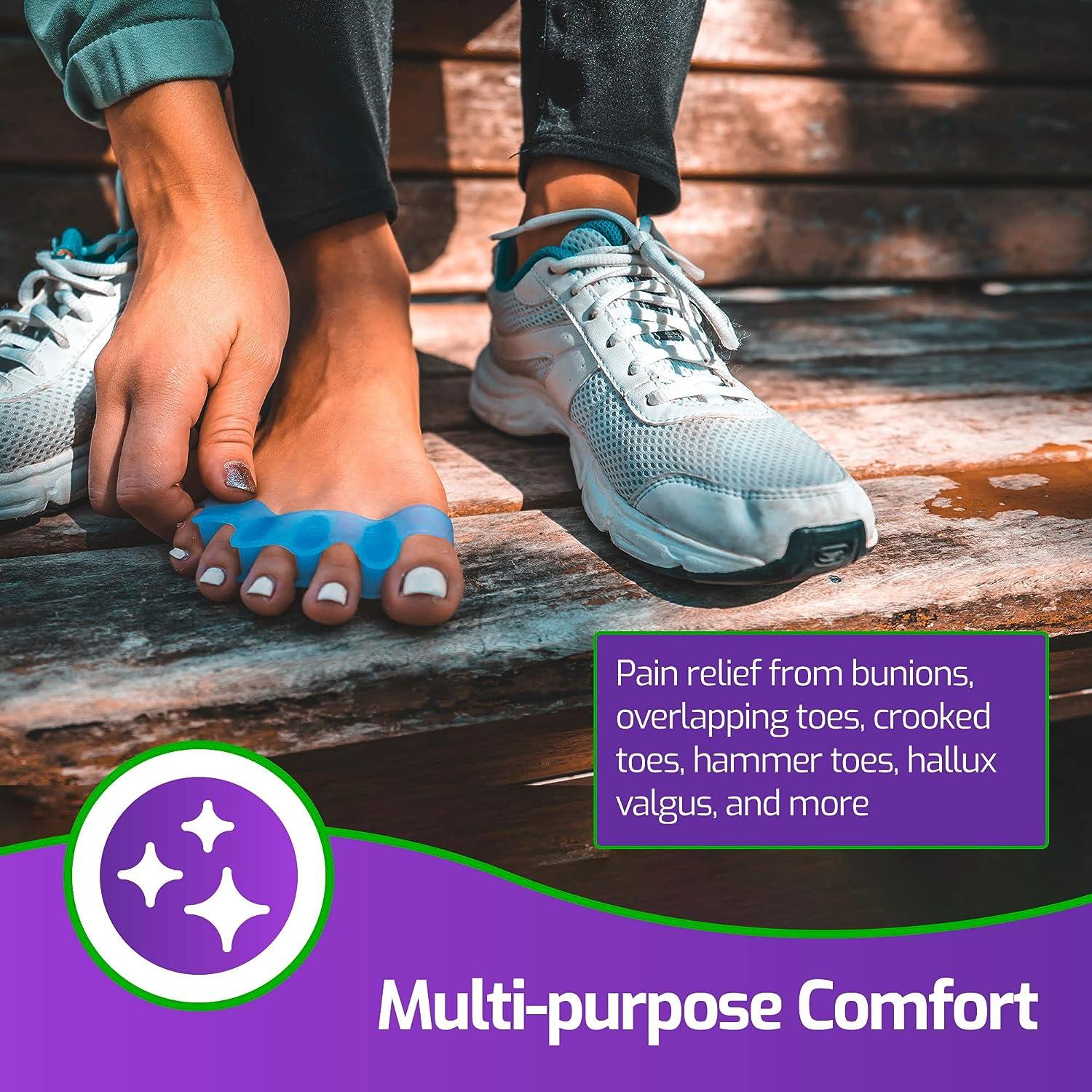 Universal Soft Gel Toe Separators - Universal Toe Spreaders ...