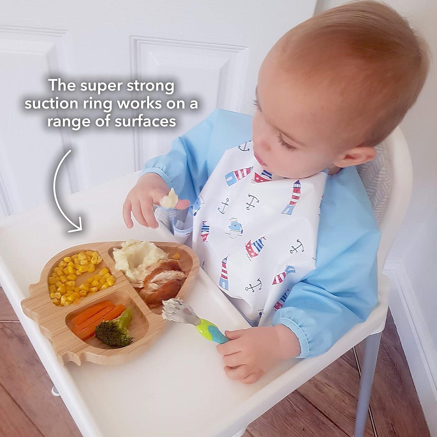 Nuby Bamboo Strawberry Plate - Weaning Tableware for 12+ Months | Buy Now with Express ...