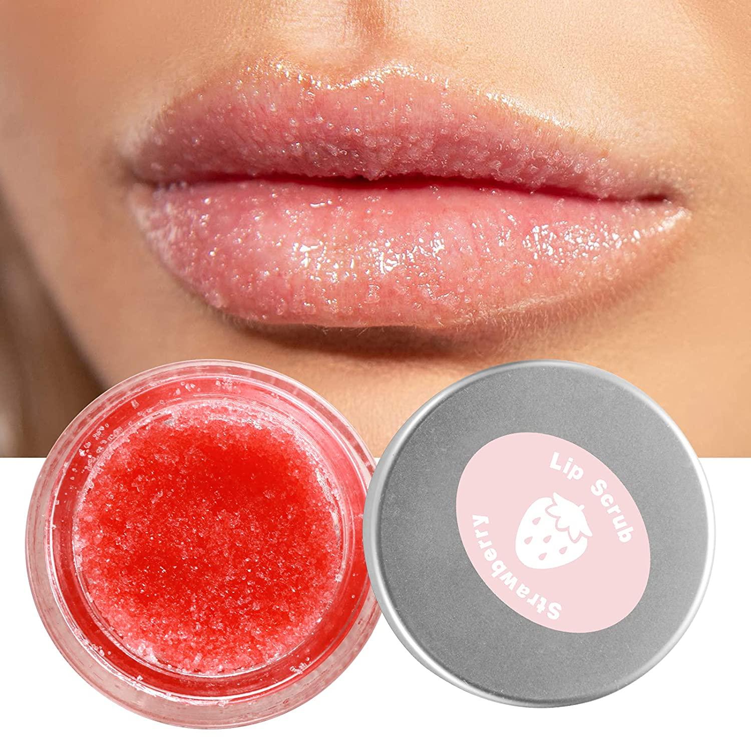 Natural Lip Exfoliator Scrub And Mask For Dry Dark Smoker Lips 20g