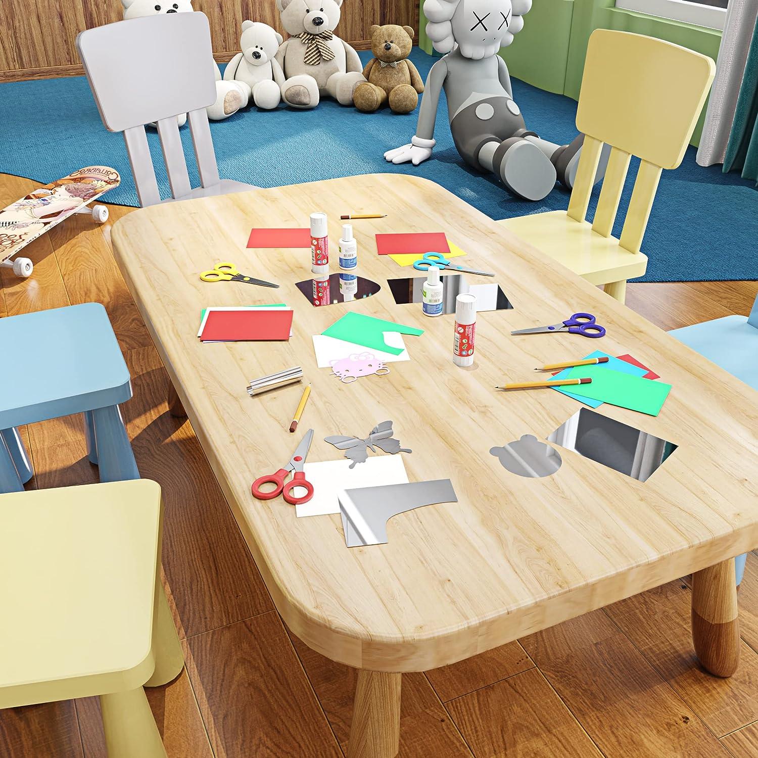 Flexible Mirror Stickers 12x78.8 - Self Adhesive Non Glass Safety ...