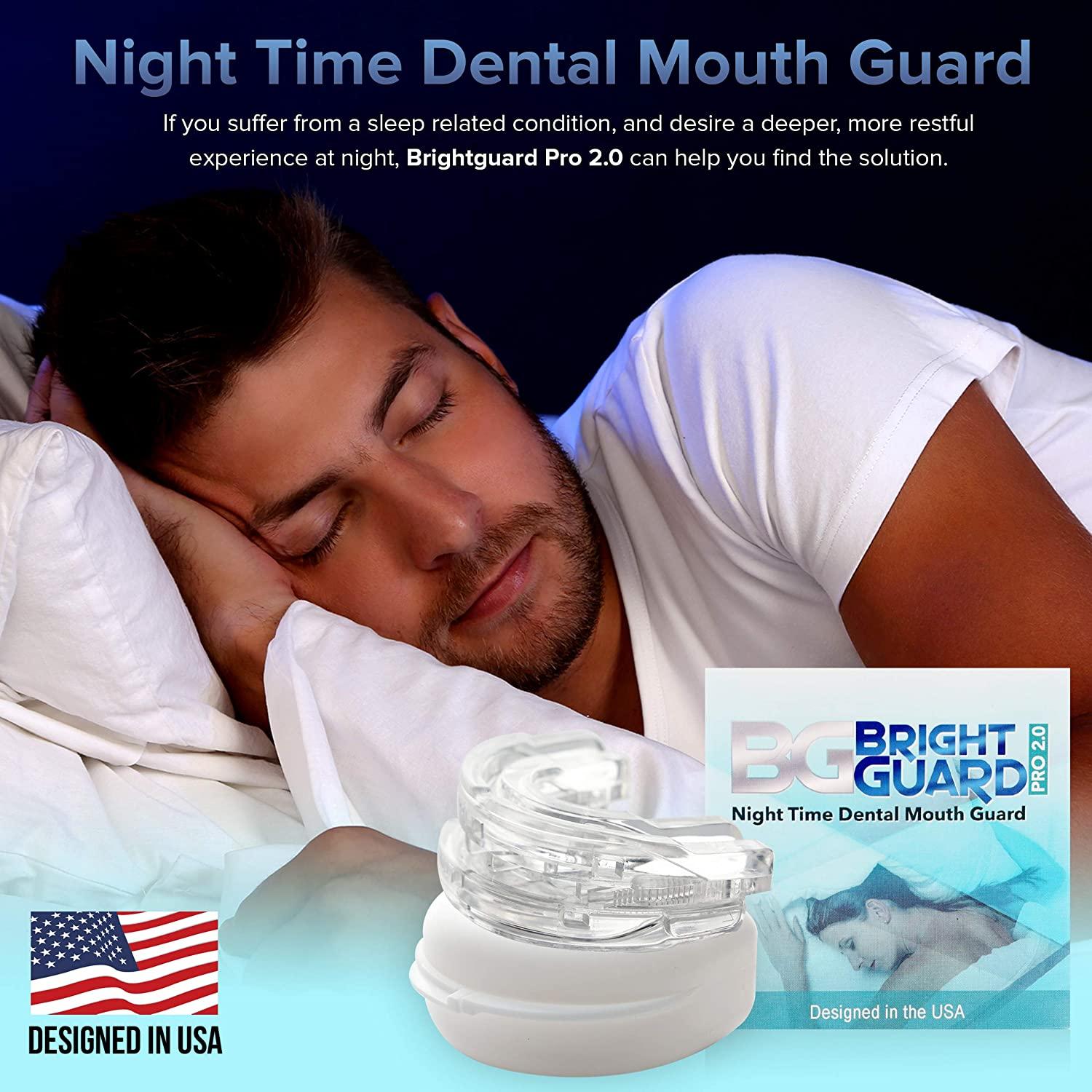 Bright Guard 2.0 Adjustable Night Sleep Aid Bruxism Mouth Guard | Buy ...