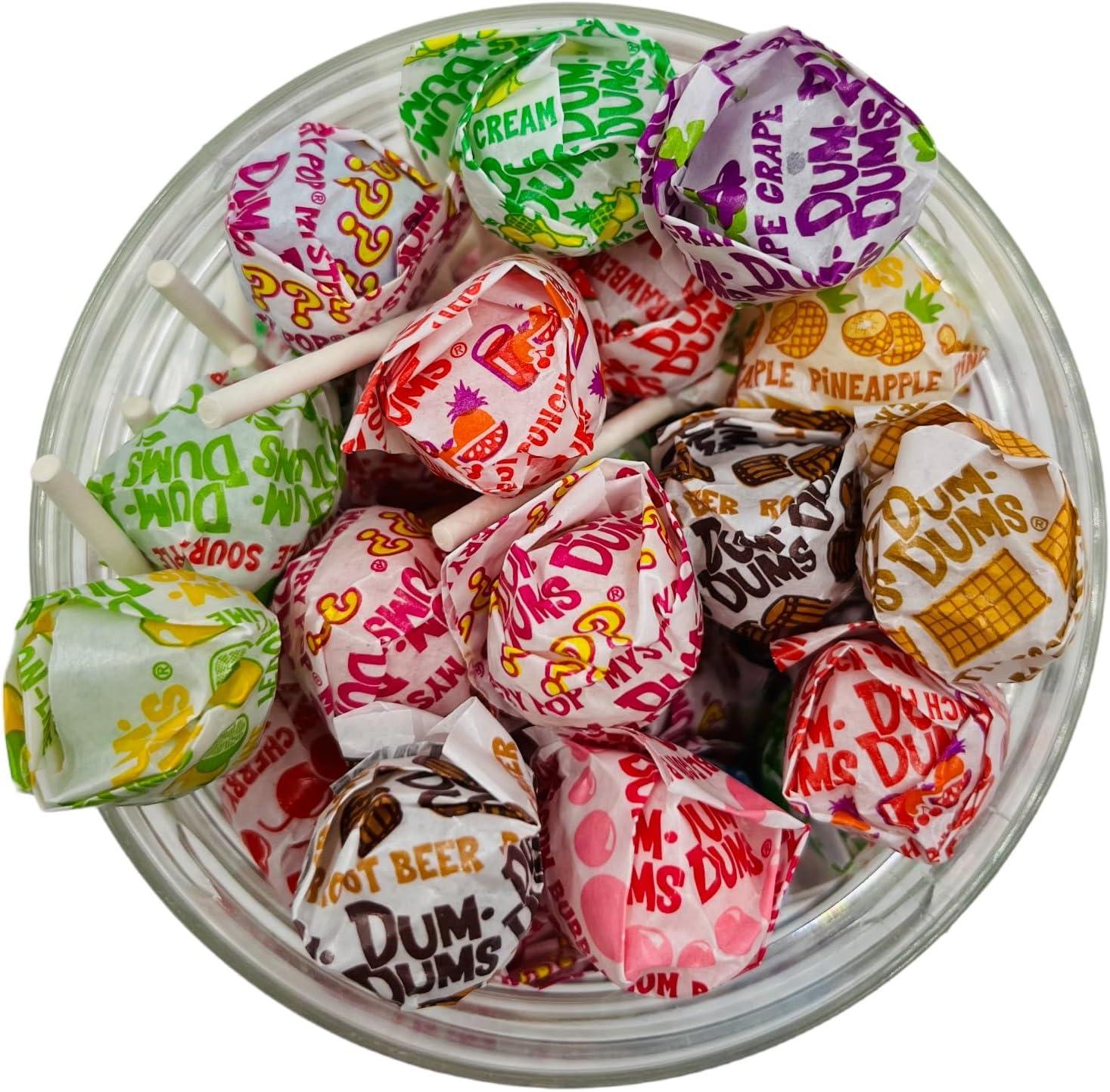 Simway Sweets Jar 400g - Dum Dum Lollipops - Individually Wrapped ...