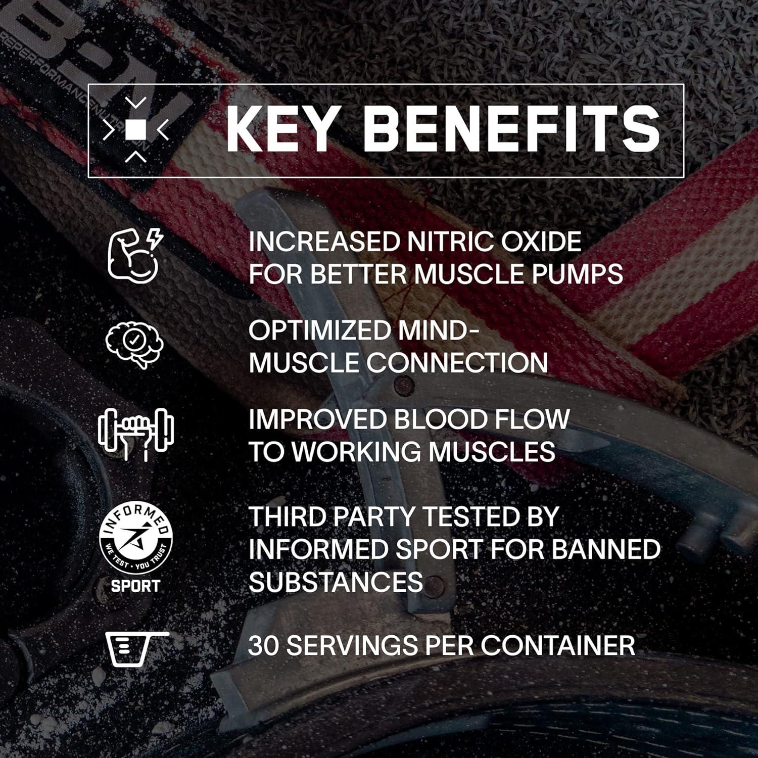 BARE PERFORMANCE NUTRITION Endo Pump Muscle Pump Enhancer - L ...