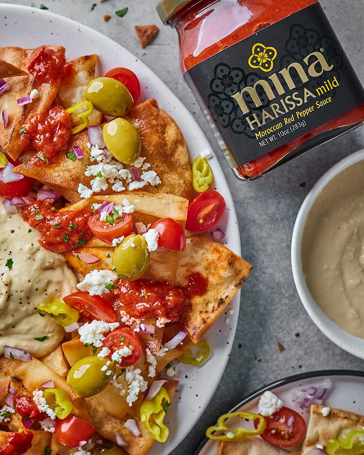 Mina Mild Harissa Sauce - Authentic Moroccan Flavor with Fresh Red ...