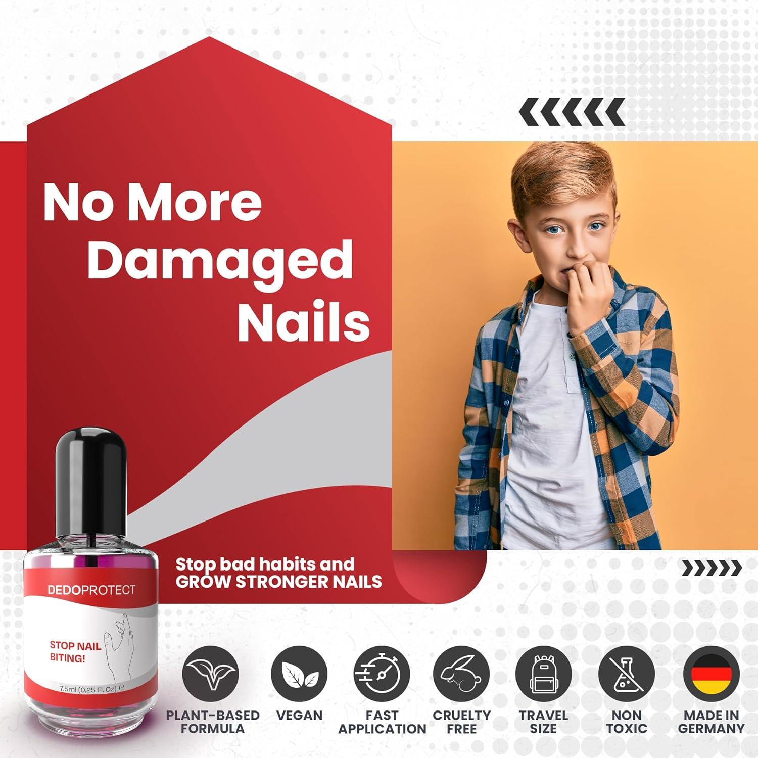 Dedoprotect Nail Polish - Natural Solution to Stop Nail Chewing for ...