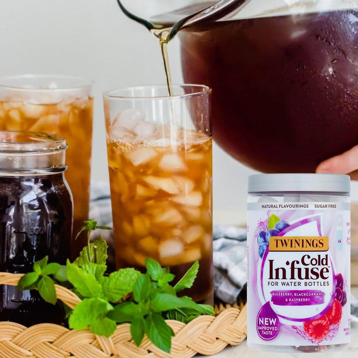 Twinings Cold Infuse Selection 36 Infusers | 3 Flavours | Water ...