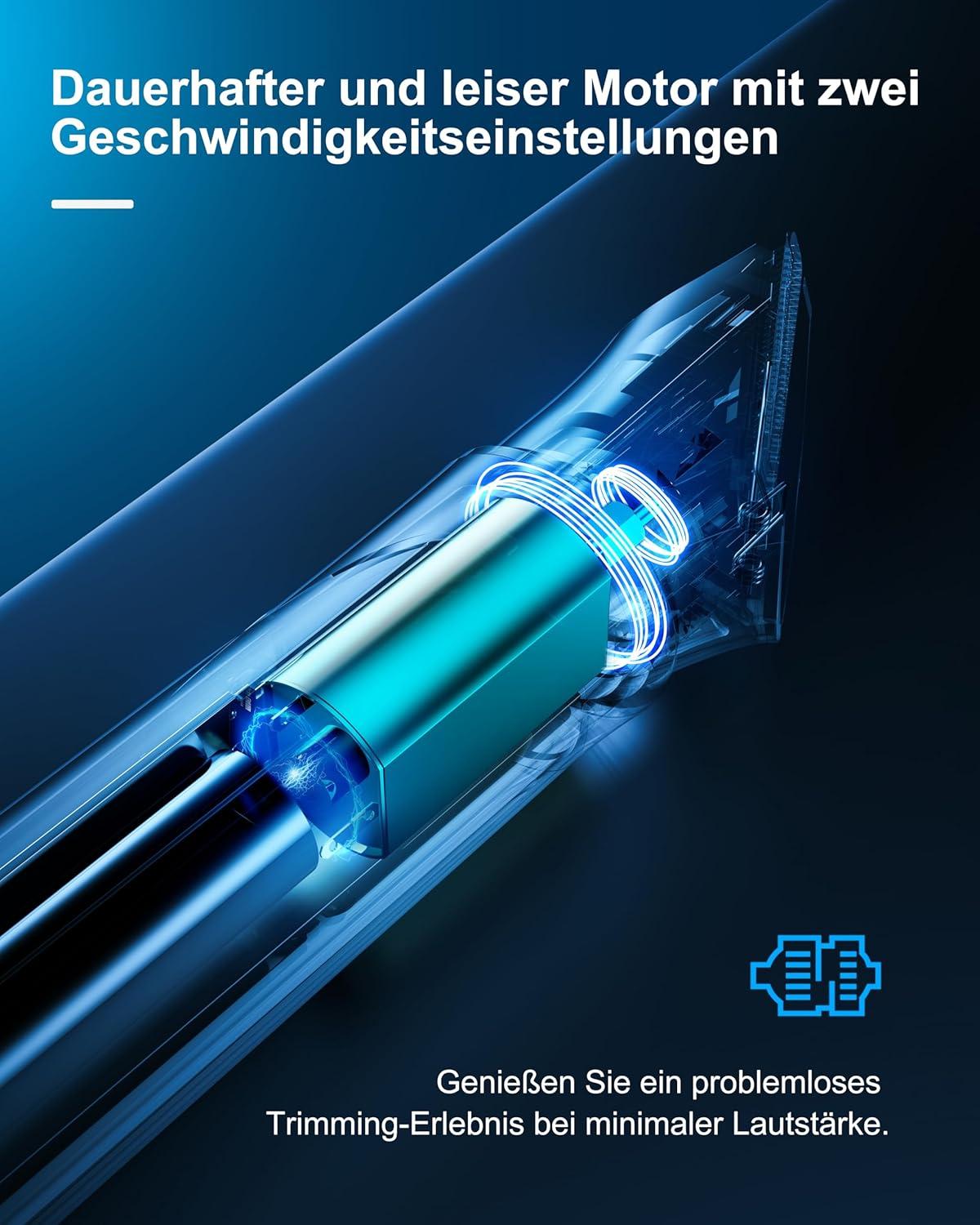 Intimate Razor for Men - 2-in-1 Painless Rechargeable Body & Nasal Hair ...