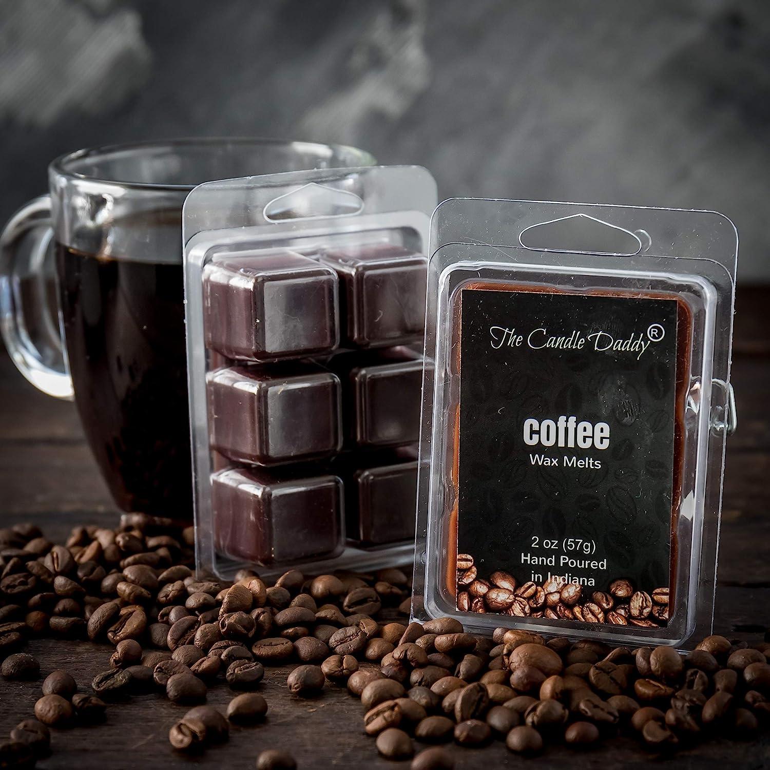 The Candle Daddy Coffee- Maximum Scent Wax Cubes/Melts- 5 Packs -10 ...