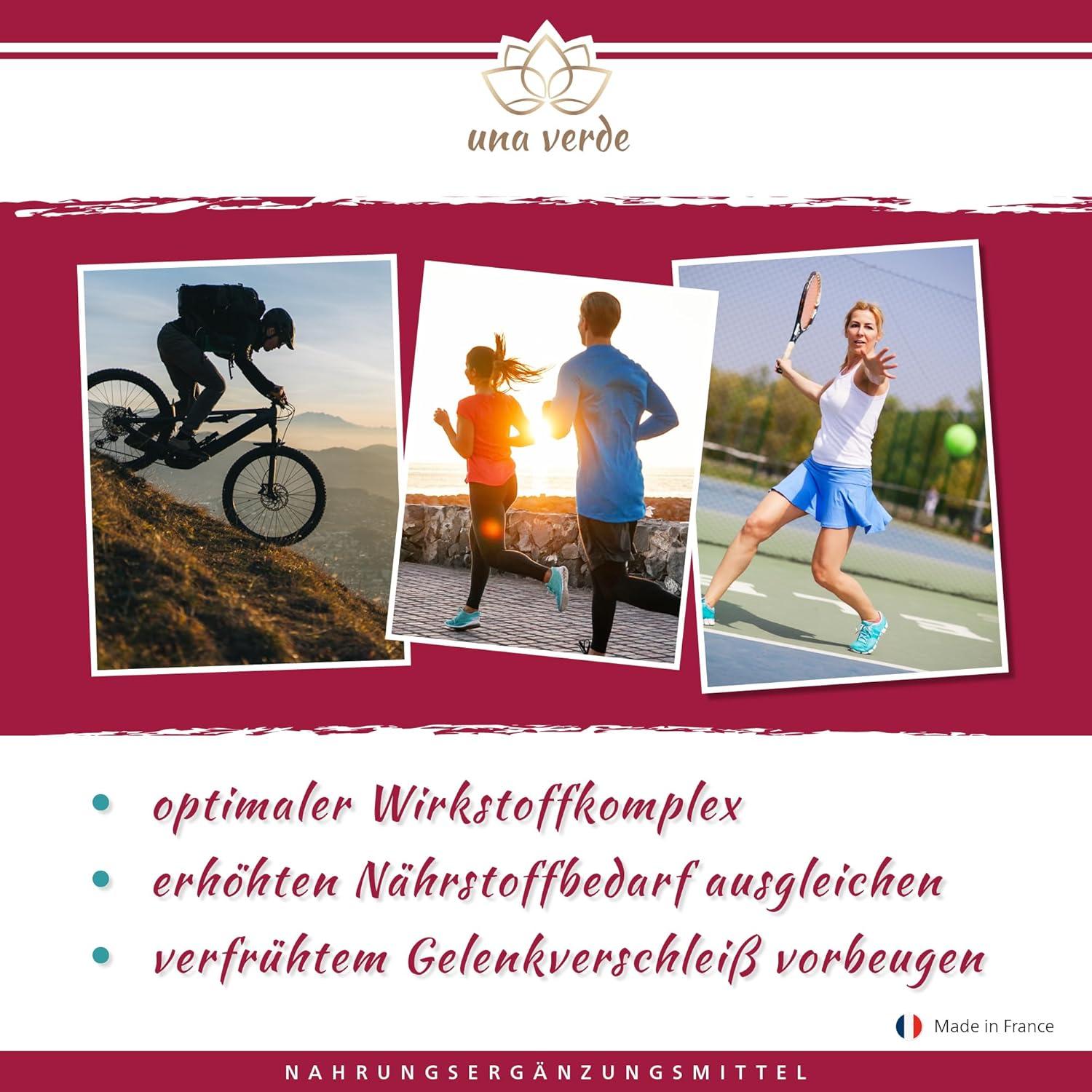 Una Verde Joint Forte 180 Capsules - High Dose Glucosamine Chondroitin ...