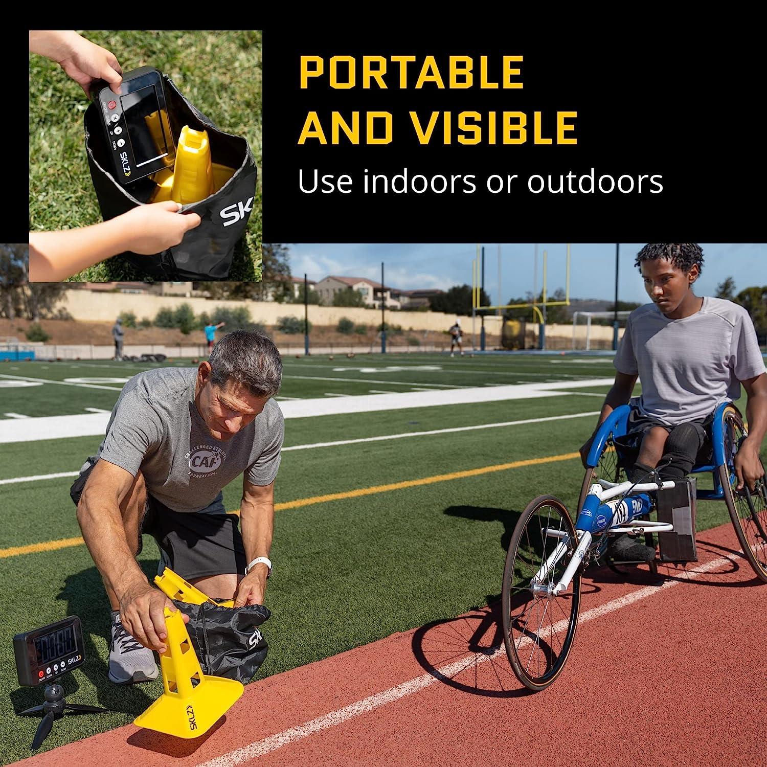 Yellow Speed Gates for Sports Training | Athletic Speed Training ...