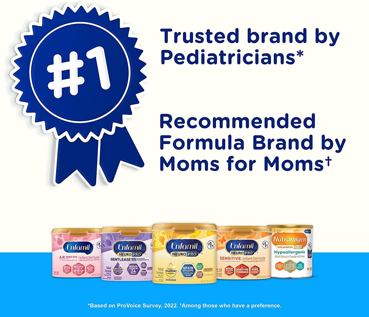 Enfamil NeuroPro Sensitive Baby Formula Brain and Immune Support with ...