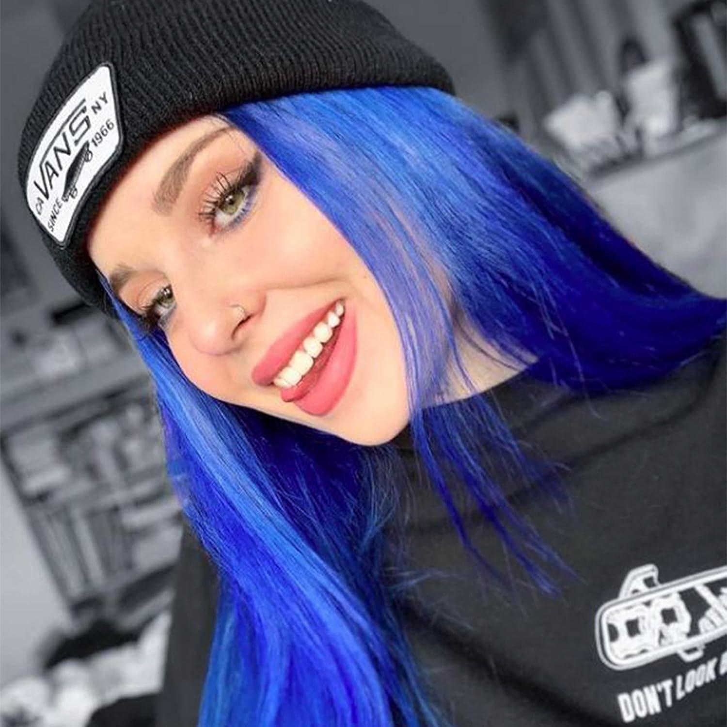 oVertone Extreme Blue Color Depositing Conditioner - 8 oz Cruelty-Free ...