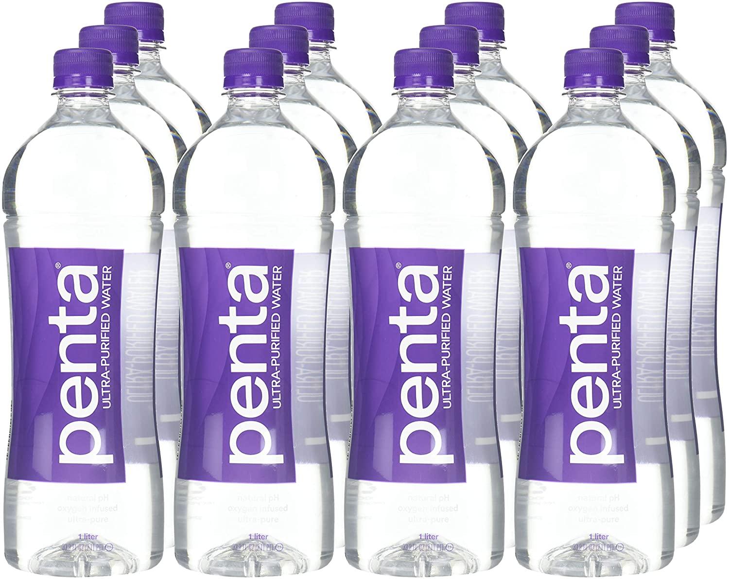 Penta Ultra-Purified Water 405.6 Fl Oz (Pack of 12) | Oxygen Infused ...