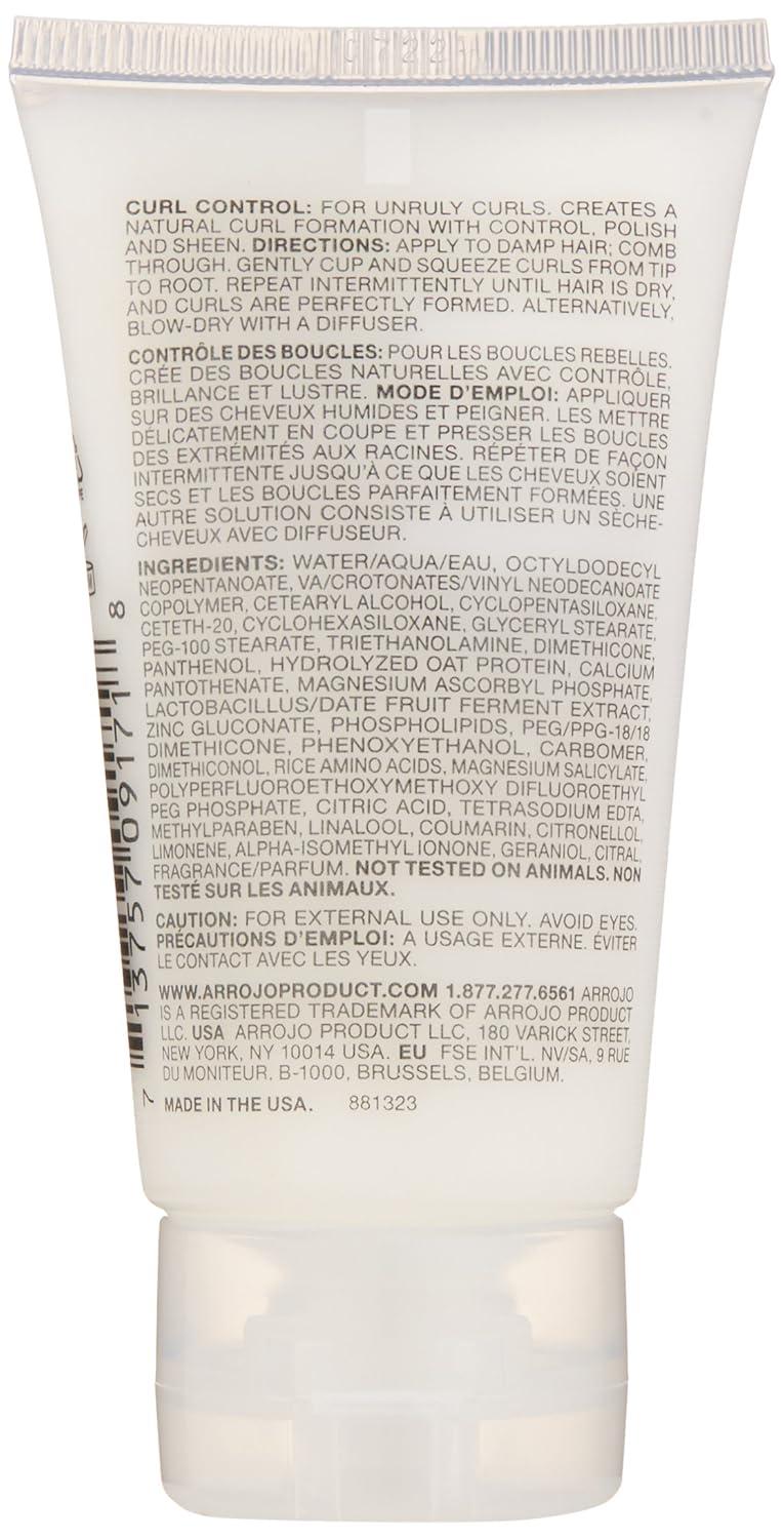 ARROJO Curl Control Gel - Sulfate Free Curly Hair Product for Unruly ...