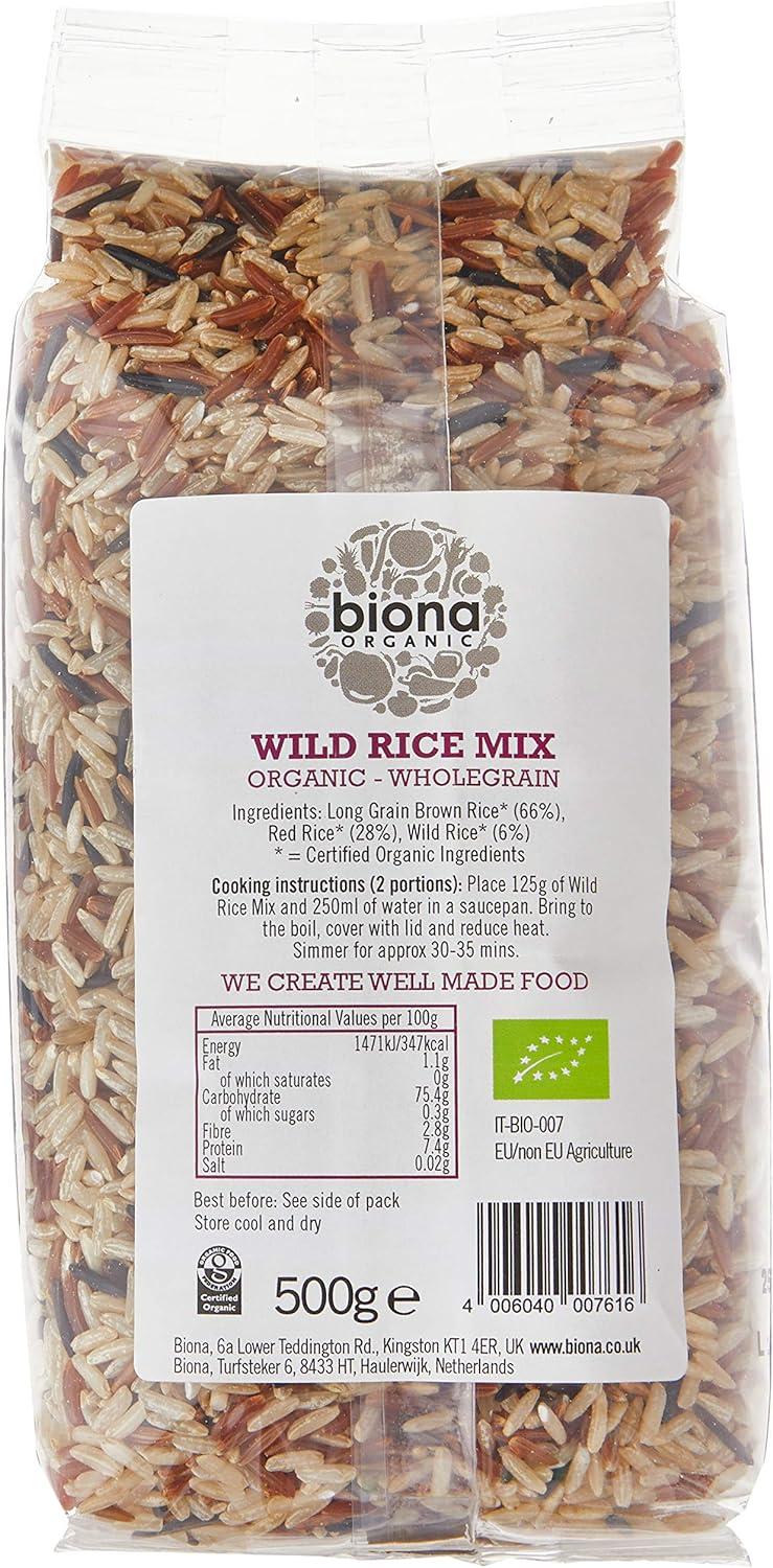 Biona Organic Wild Rice Mix 500g