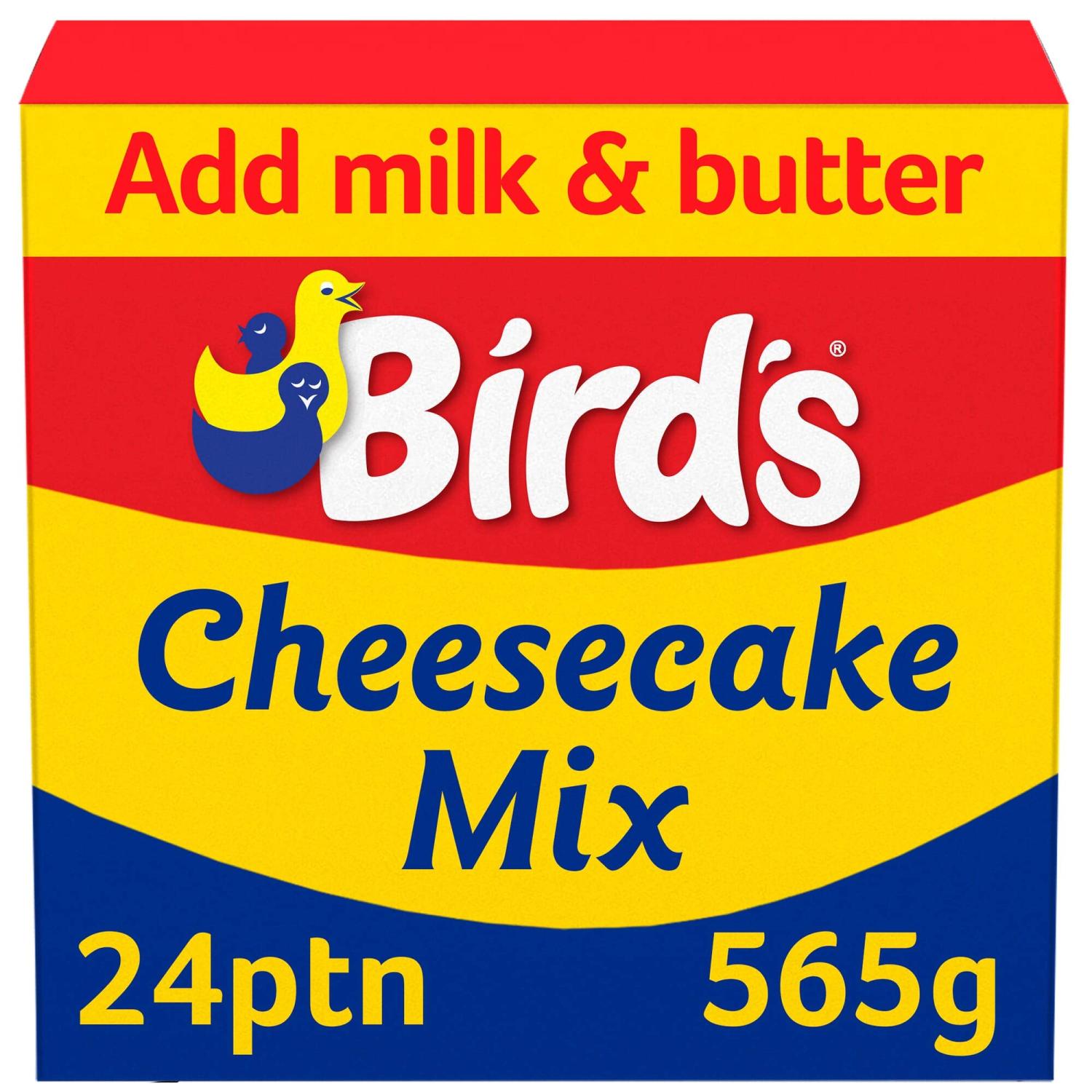 Birds Cheesecake Filling & Base Mix - 24 Pack - Delicious Dessert Mix