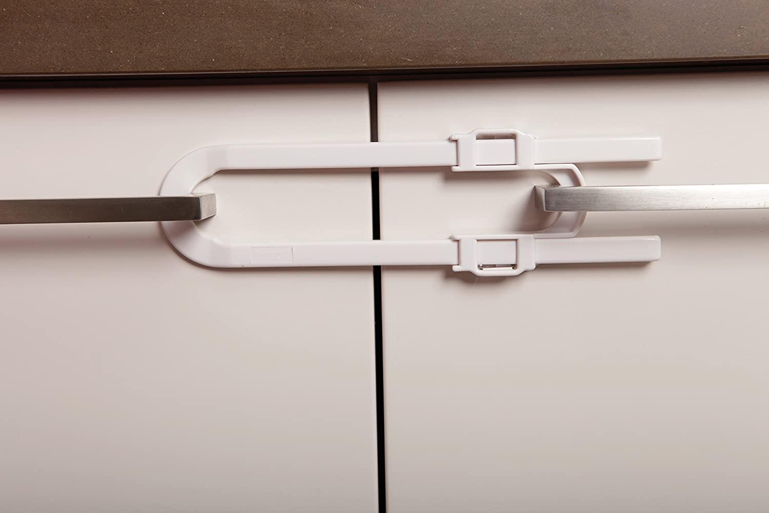 Dreambaby Cabinet Glide Lock Extra Long - 6 Count - Pack of 1 | Buy Now ...