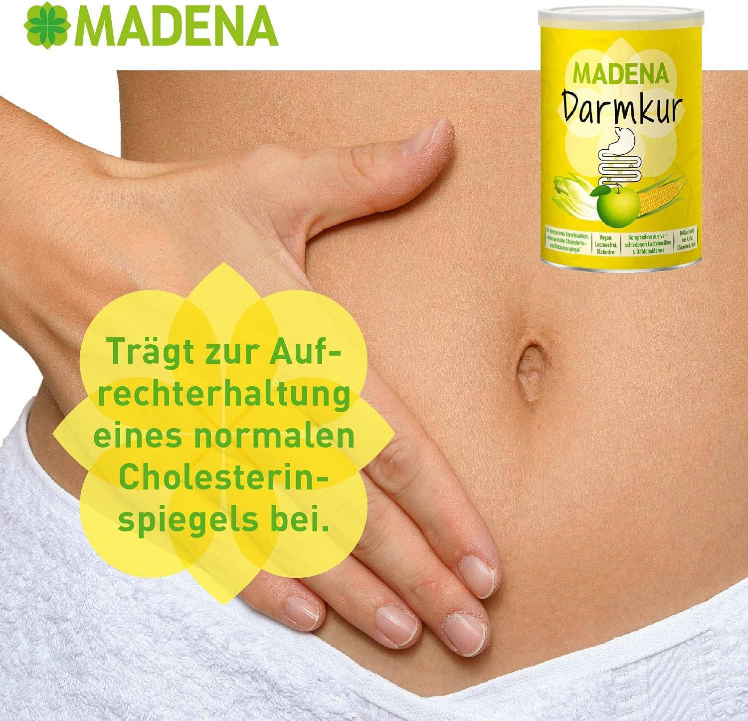 Madena Darmkur Powder 500g - Inulin Apple Pectin & Probiotics for ...