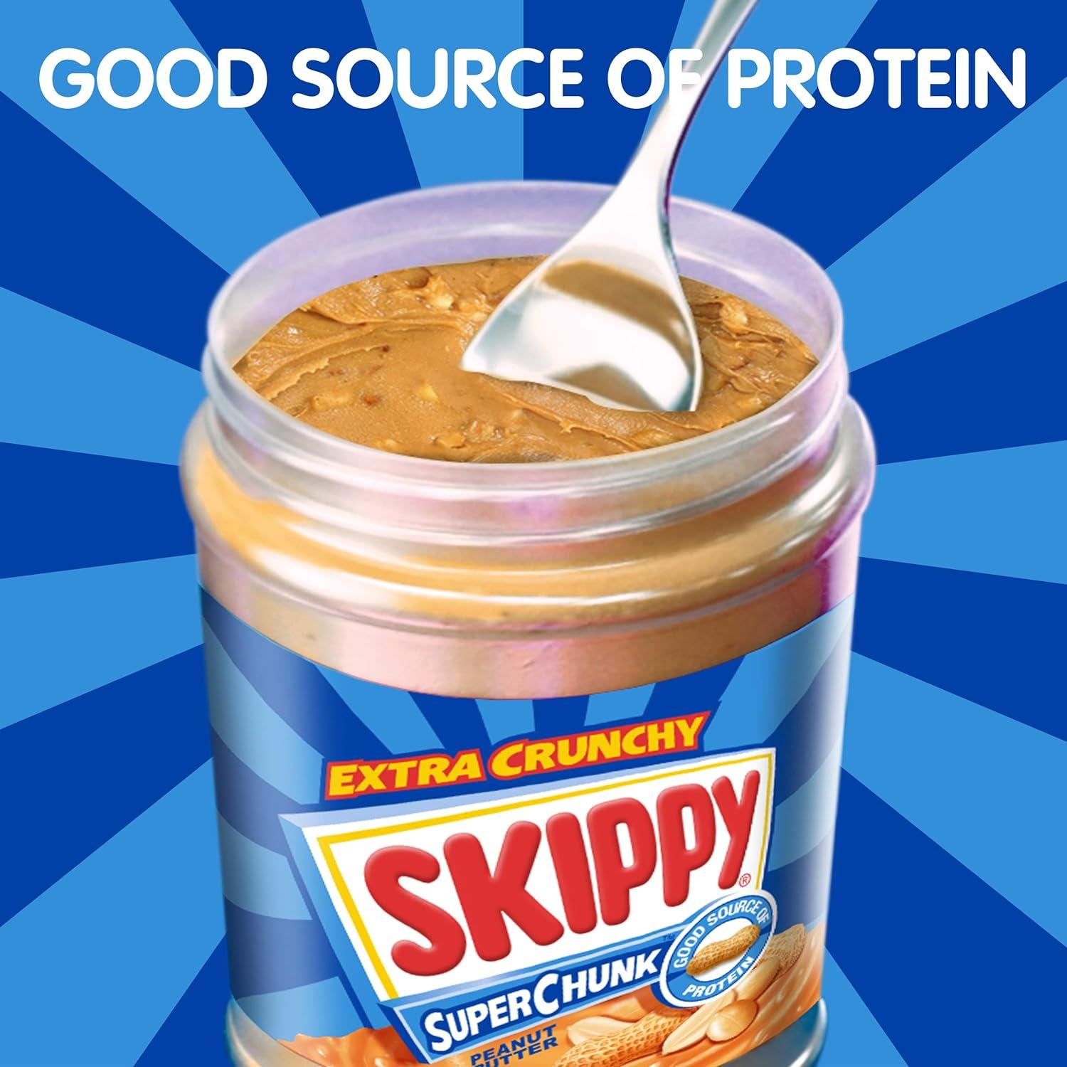 SKIPPY Peanut Butter Extra Crunchy 454g | 6 Jars of 454g | Buy Now with ...
