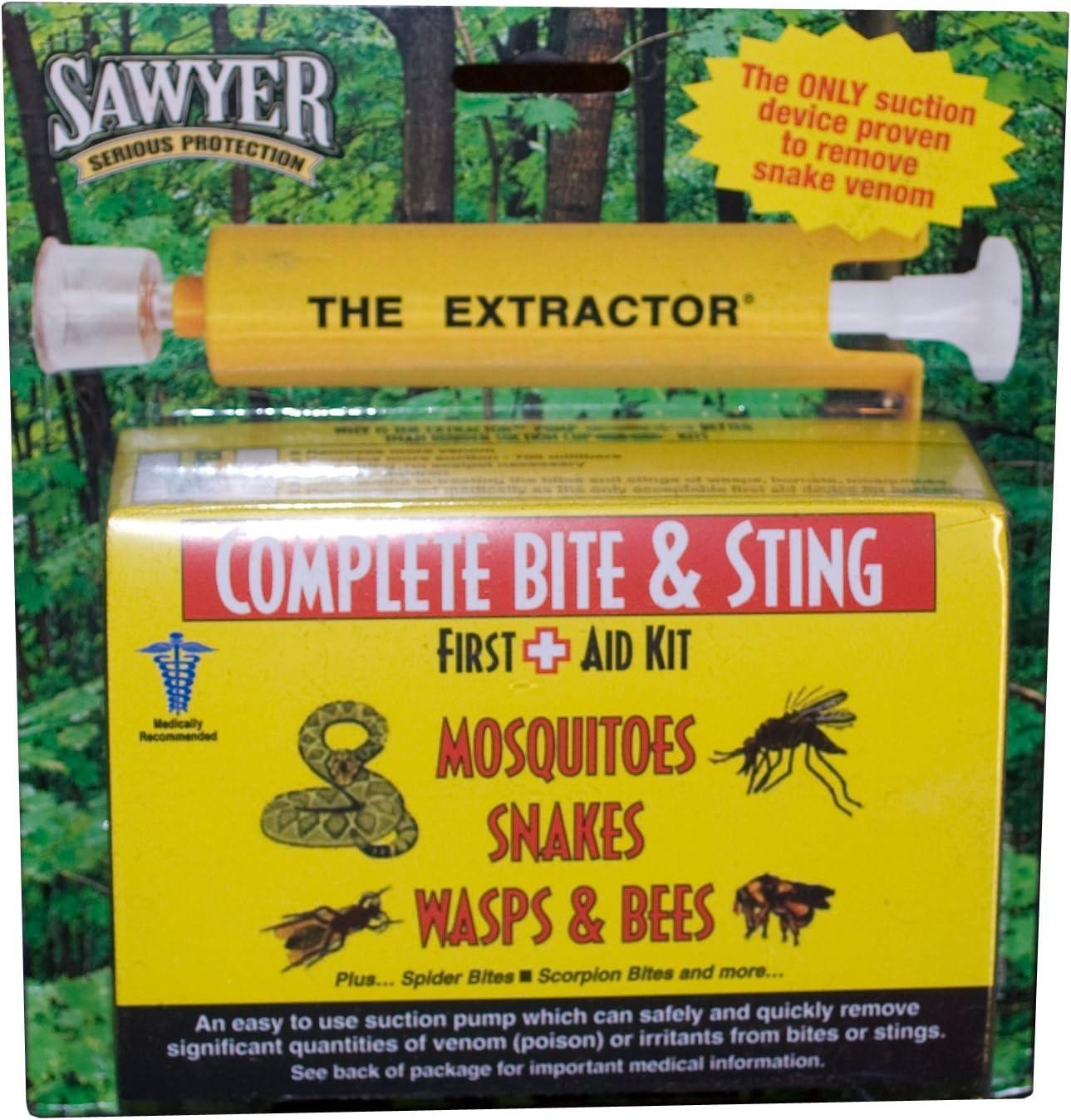 Sawyer Venom Extractor & Suction Pump Kit for Snake Bite, Bee, Wasp ...