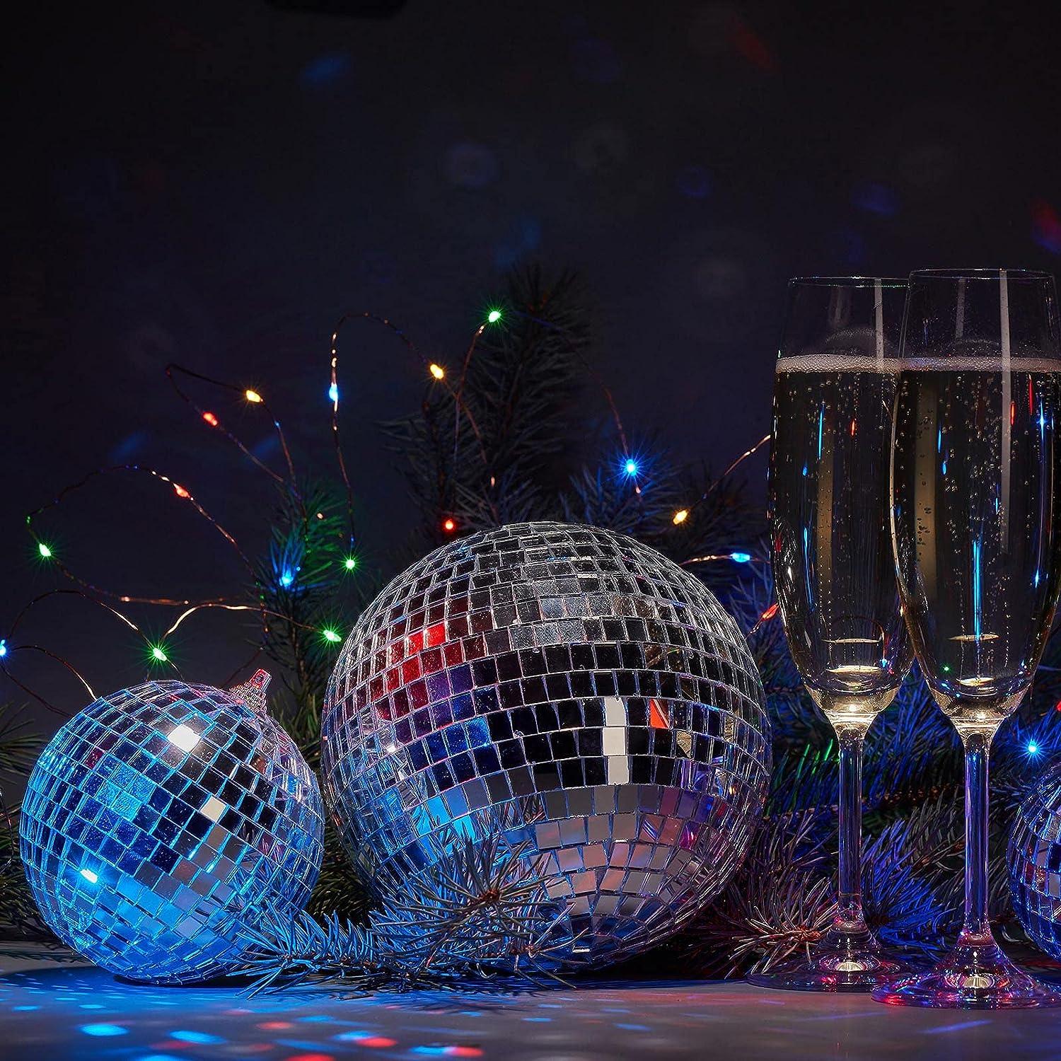 Square Glass Mosaic Tiles - Self-Adhesive Disco Ball Mirror Tiles for ...