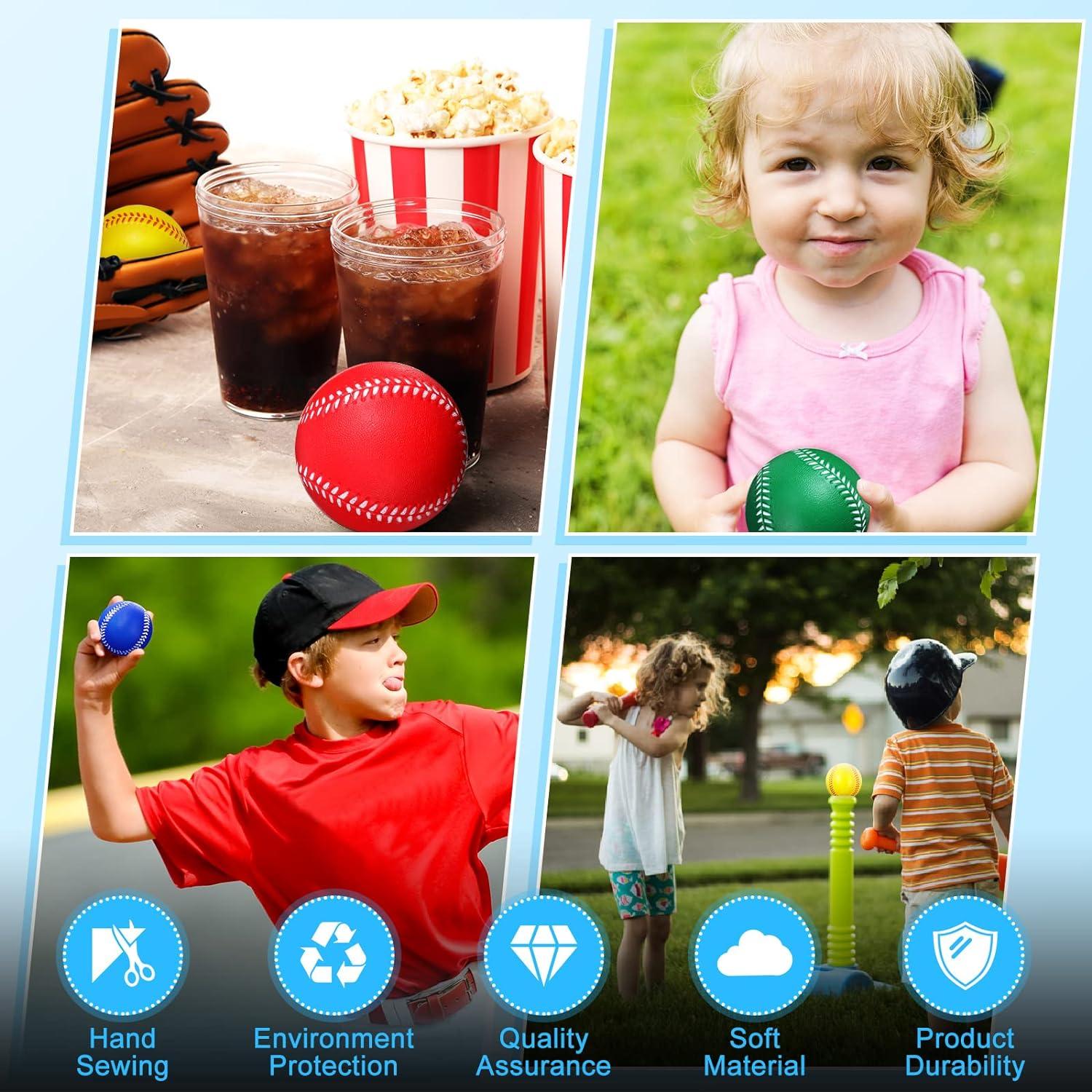 Jerify 12 Pack Foam Training Baseballs - 9 Inch Soft Baseballs for Kids ...