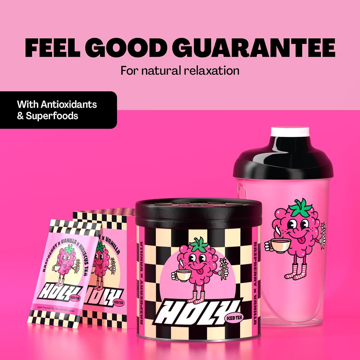 HOLY Iced Tea Raspberry x Vanilla | 50 portions with antioxidants ...