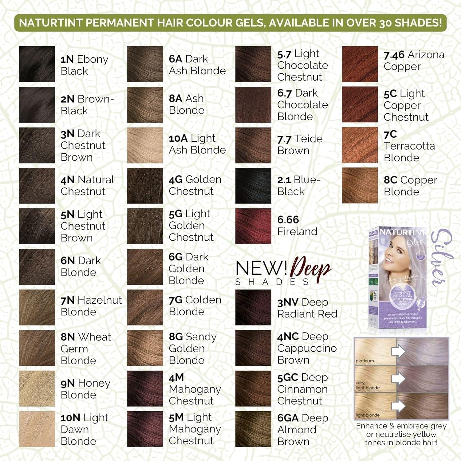 Naturtint Permanent Hair Colour 5C Light Copper Chestnut - Vibrant and ...