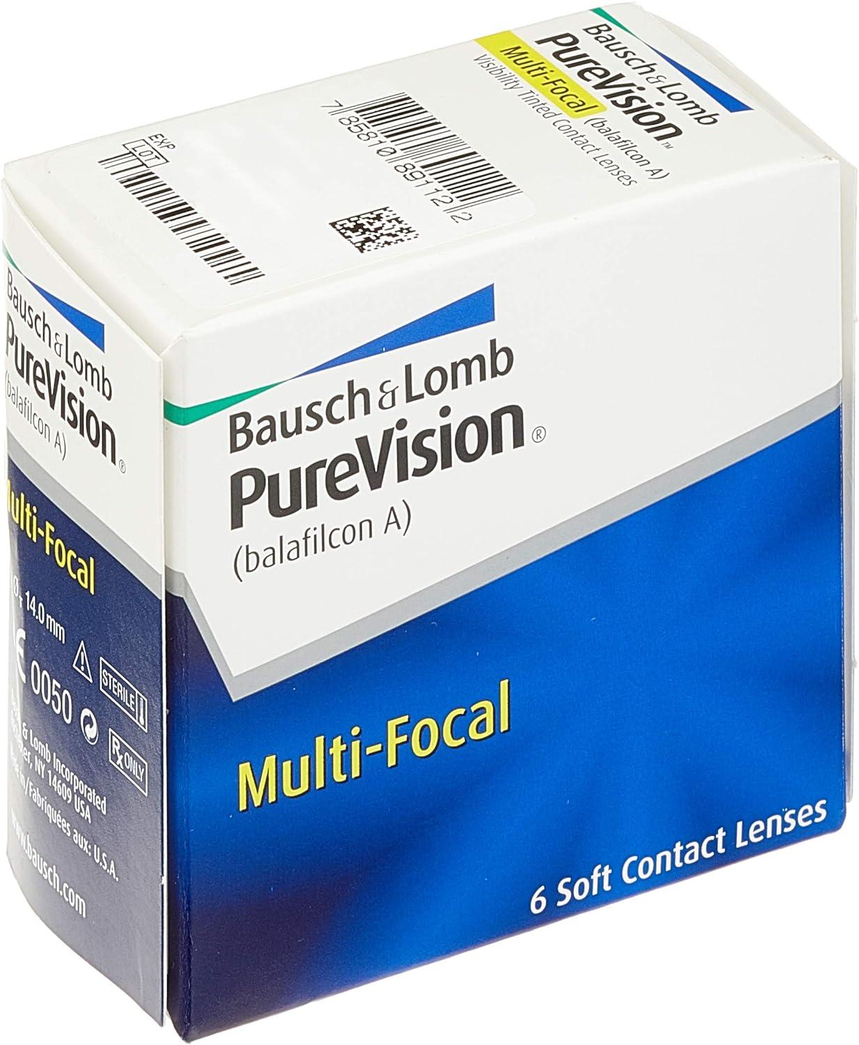 Bausch + Lomb PUREVISION Multifocal Contact Lenses - Monthly Soft ...