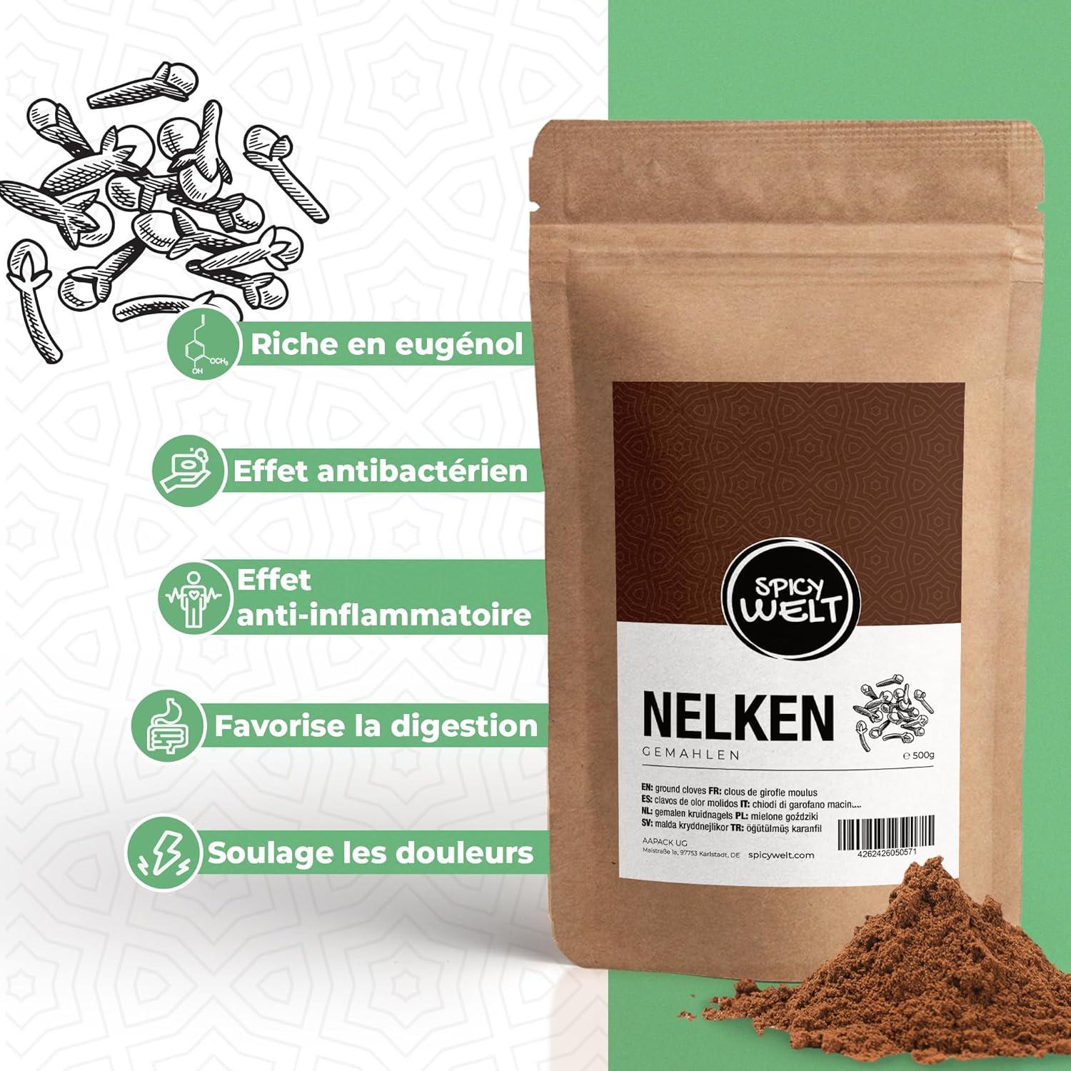 Spicy Welt Ground Cloves (500g) Premium Quality Clove Powder for ...