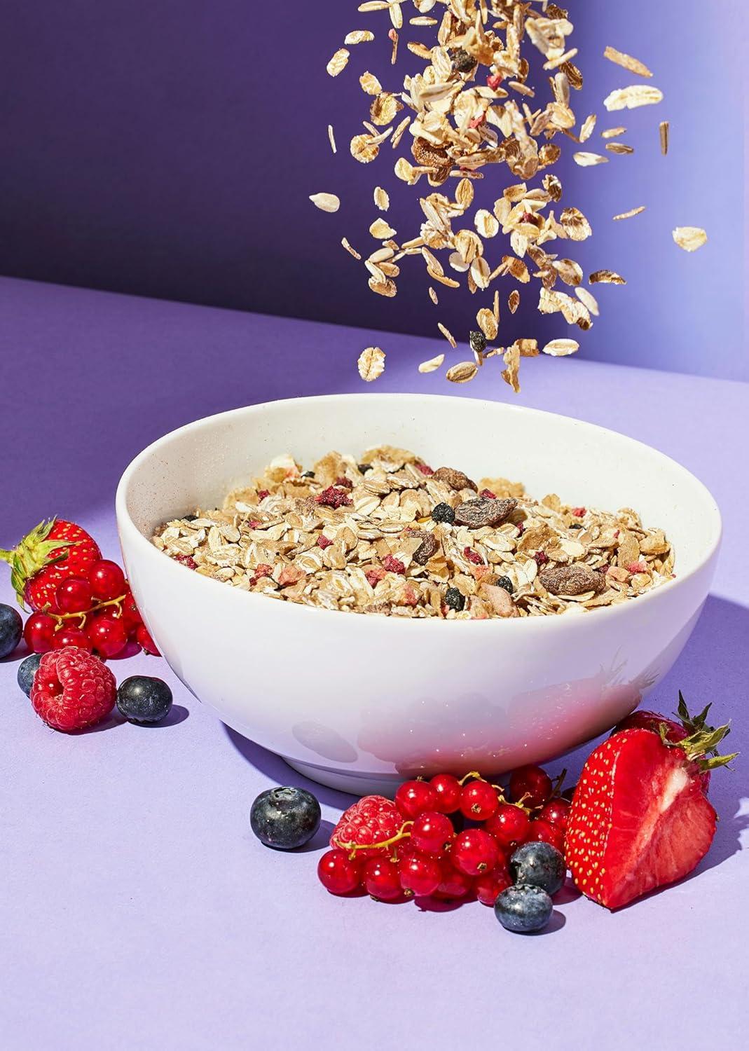 KoRo - Red Fruit Muesli with Crispy Spelt Flakes 1kg - Dried Berries ...