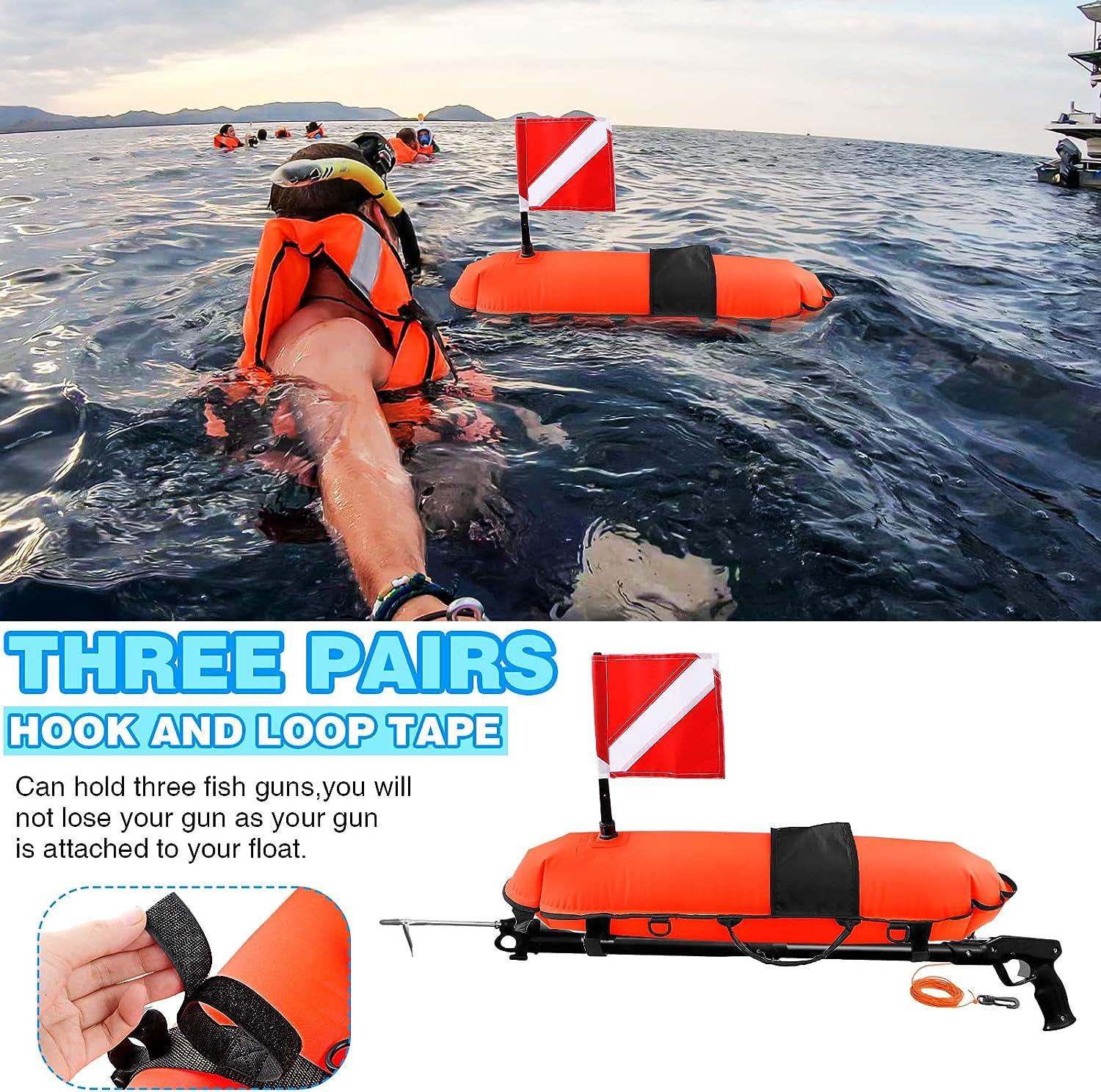 Scuba Diving Safety Inflatable Float Marker Buoy with Diver Down Flag ...