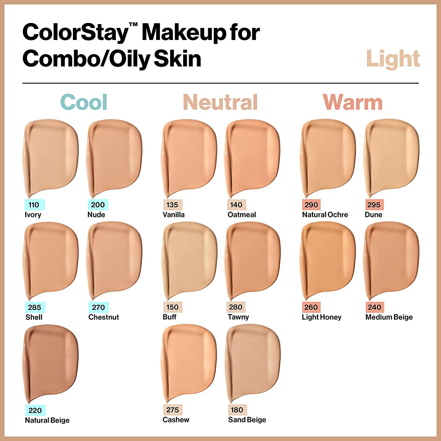 Revlon Colorstay Makeup CombinationOily - 150 Buff (1 fl oz) | Long ...