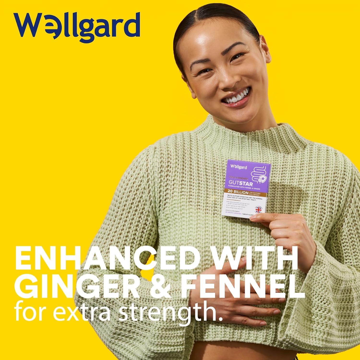 Wellgard Gutstar Probiotics - 16 Strain Probiotics for Gut Health with ...