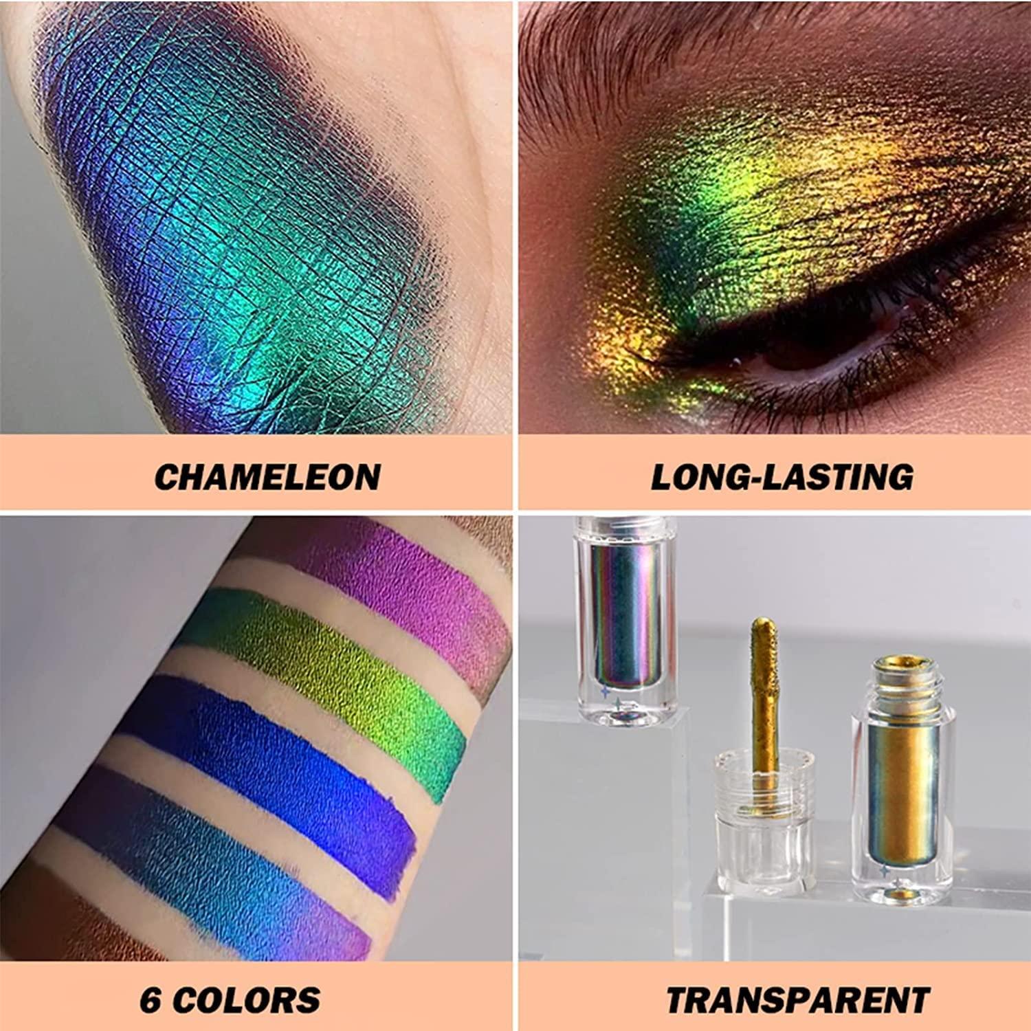 Swaqanry Liquid Chameleon Eyeshadow - Intense Multicolor Shifting ...