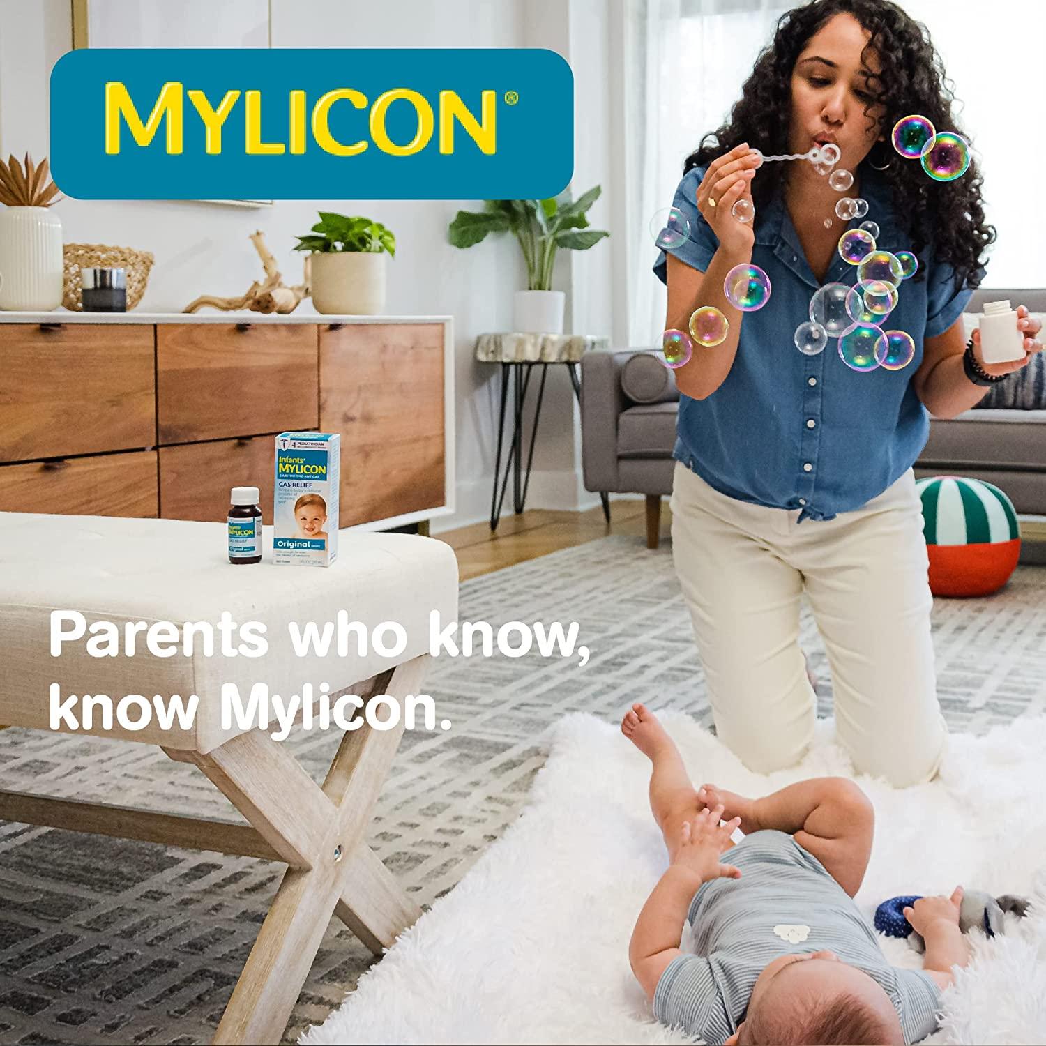Mylicon Gas Relief Drops for Infants - Original Formula 1oz | Effective ...