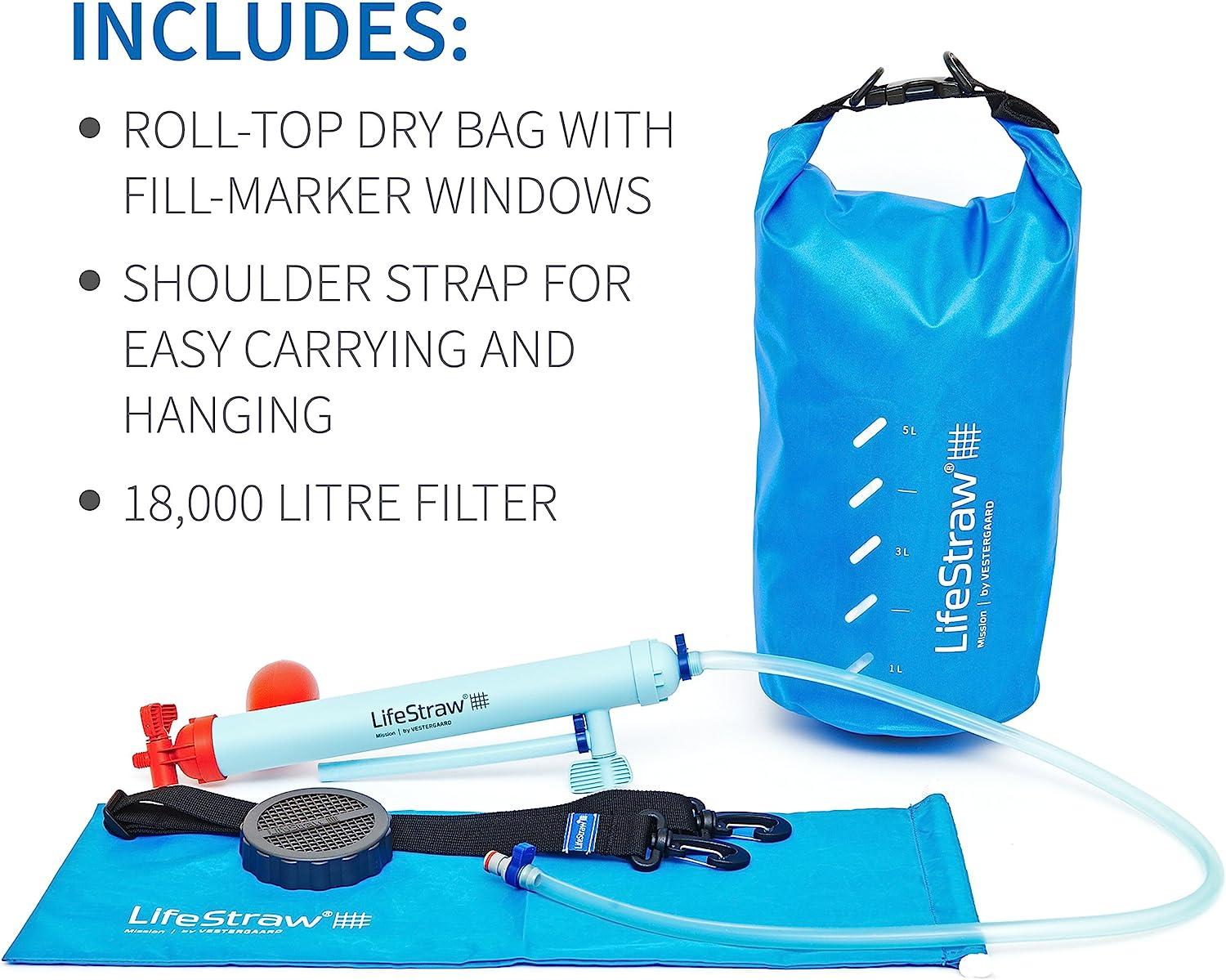 LifeStraw Mission High-Volume 12L Gravity-Fed Water Purifier - LSM12 ...