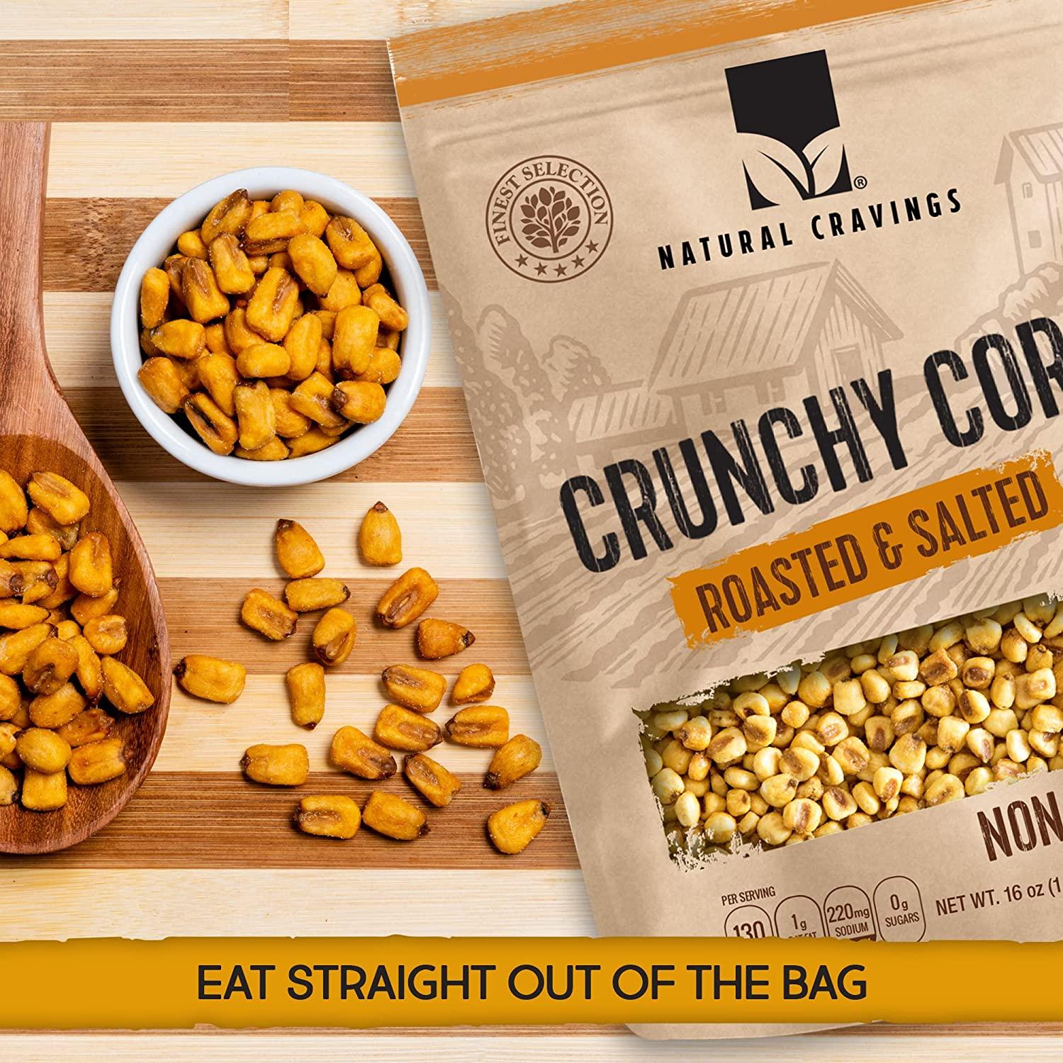 Natural Cravings Roasted & Salted Crunchy Corn Nuts 16 oz - 2 Pack ...