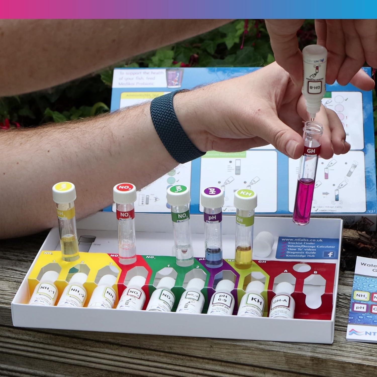 NT Labs Pond Lab Multi-Test Kit (6 Key Parameters - Ammonia Nitrite ...