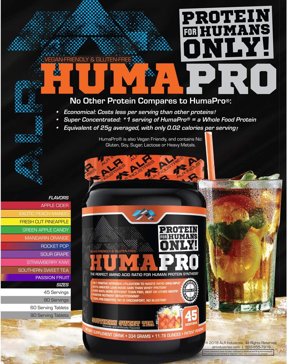 ALR Industries Humapro Protein Matrix Blend - Amino Acids for Lean ...