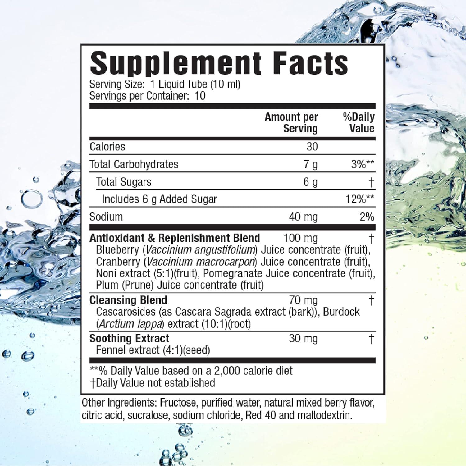 Applied Nutrition 5-Day Liquid Cleanse & Flush 10-Twist Tubes 3.4 fl ...