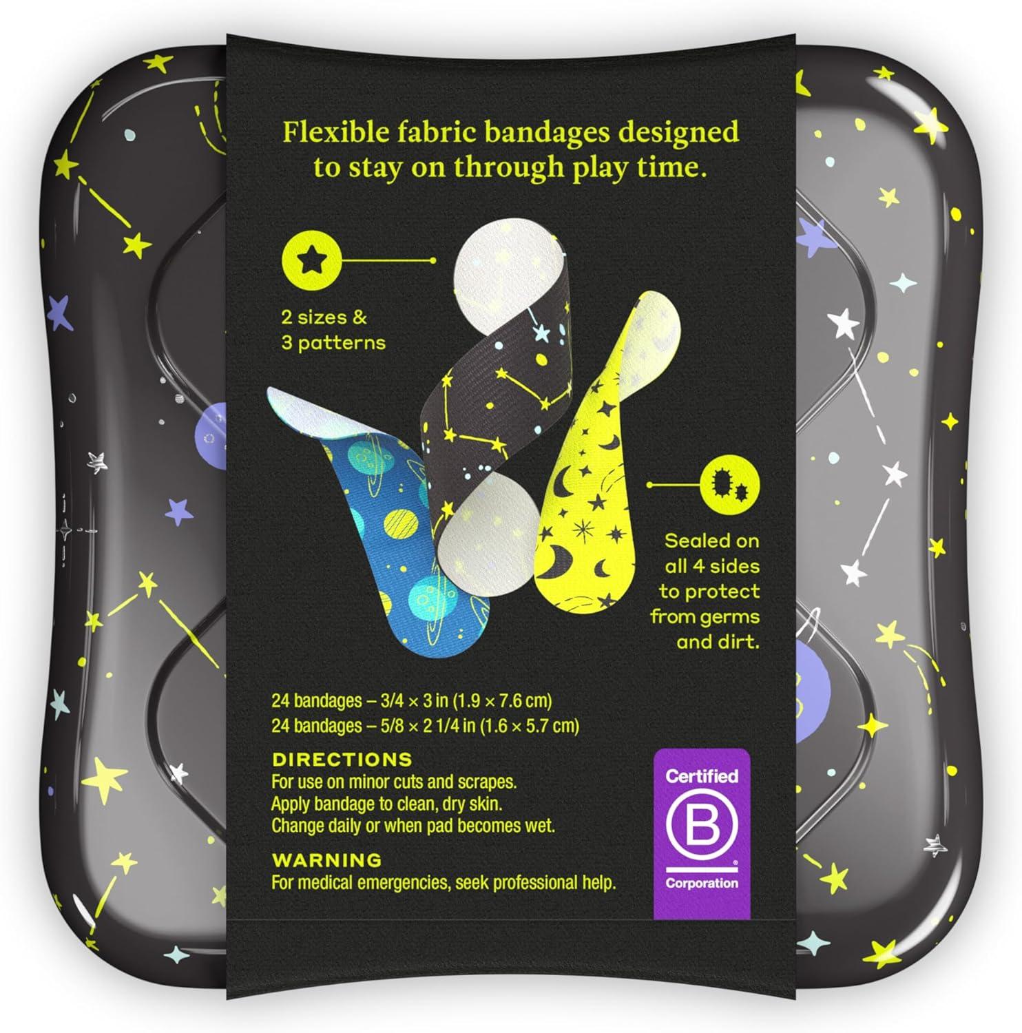 Buy Welly Bandages - Colorful Adhesive Fabric Bravery Badges for Kids ...