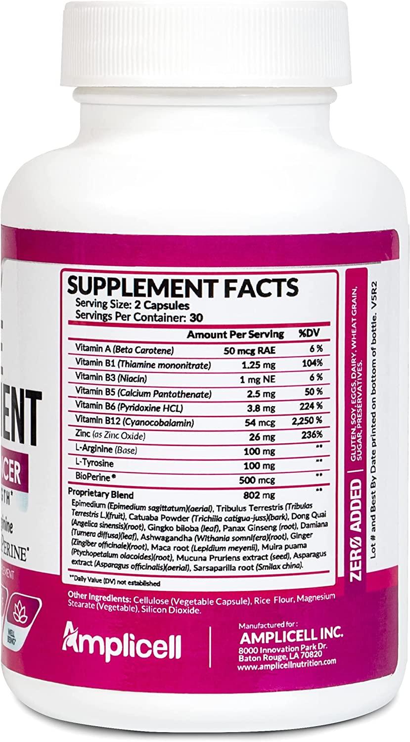 Female Enhancement 60 Capsules - Natural Hormone Balance, Intimacy ...